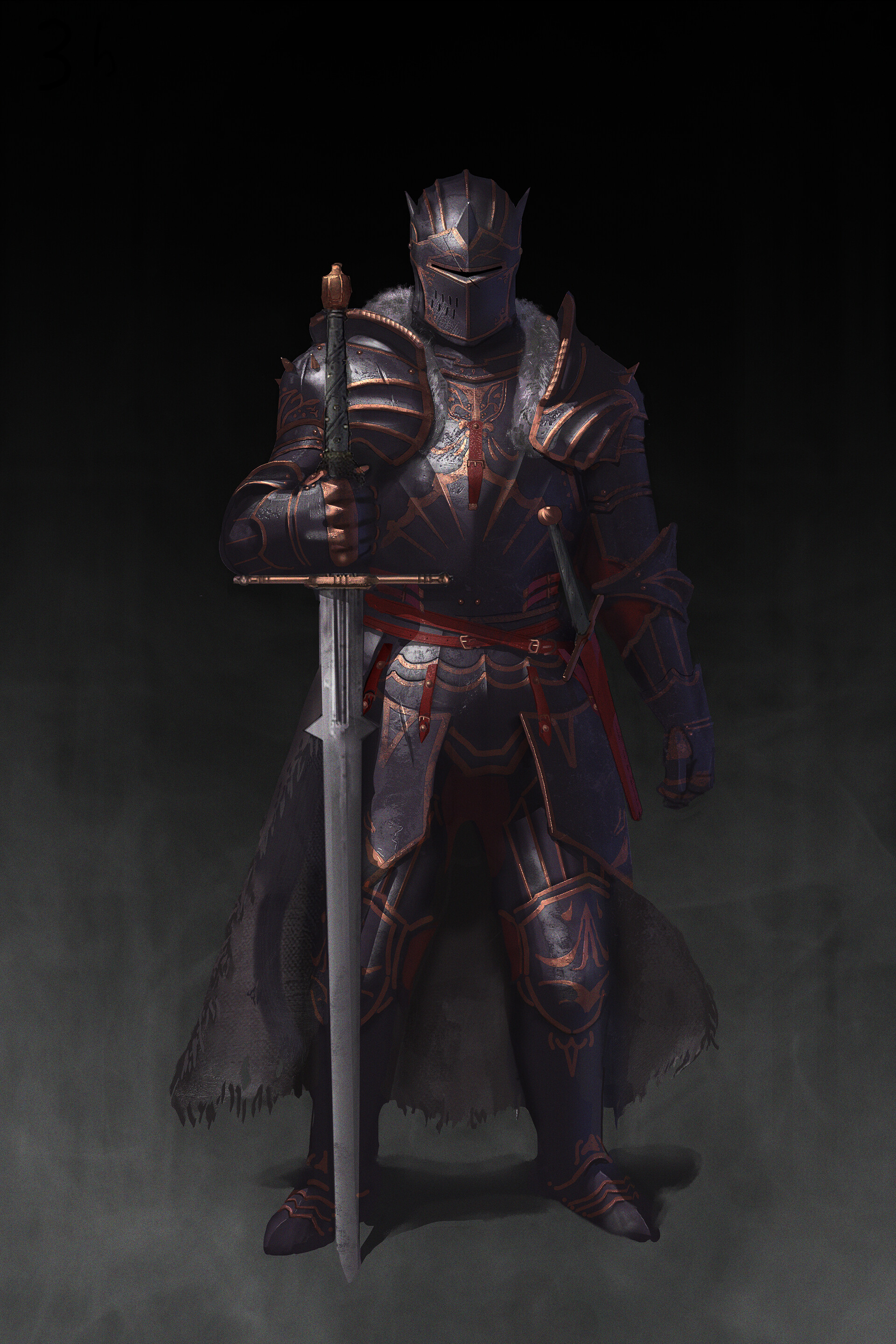 ArtStation - Knight Artanthos (comission)