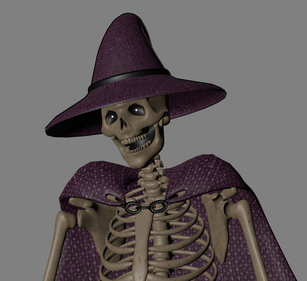 ArtStation - Skeleton, But Wizard
