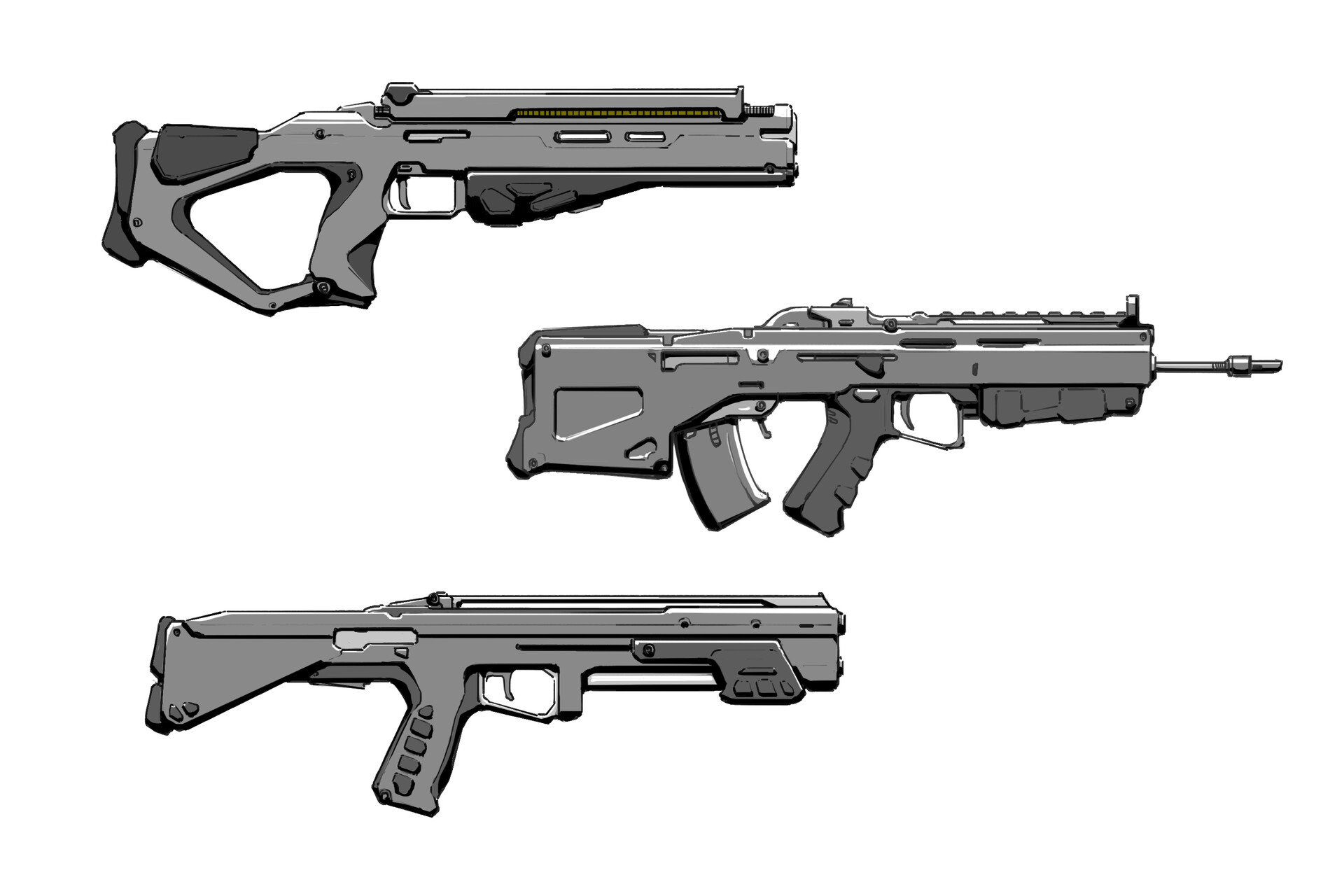 Lei Zhang - Weapon designs for upcoming NSFW game PureOnyx