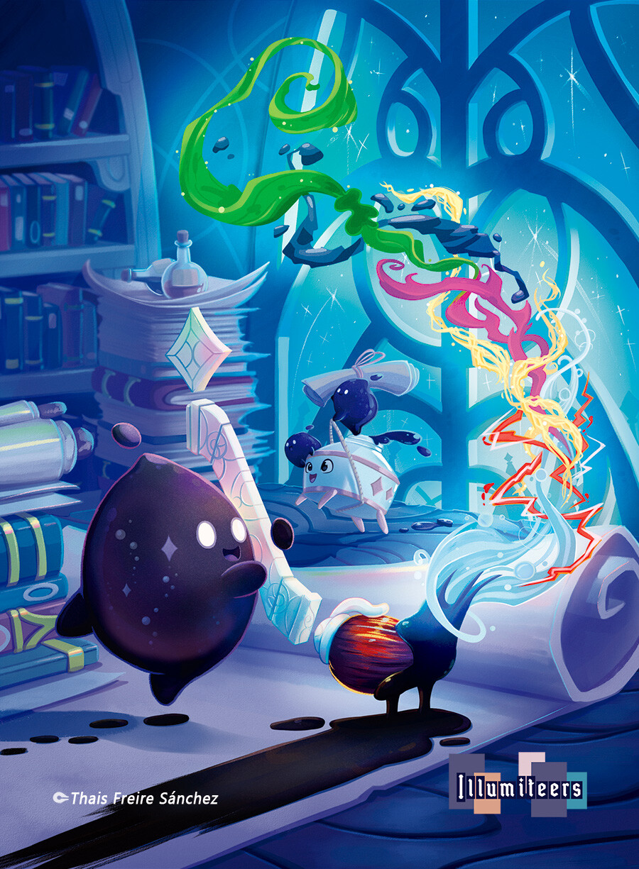 ArtStation - Card Illustration - Ink Token