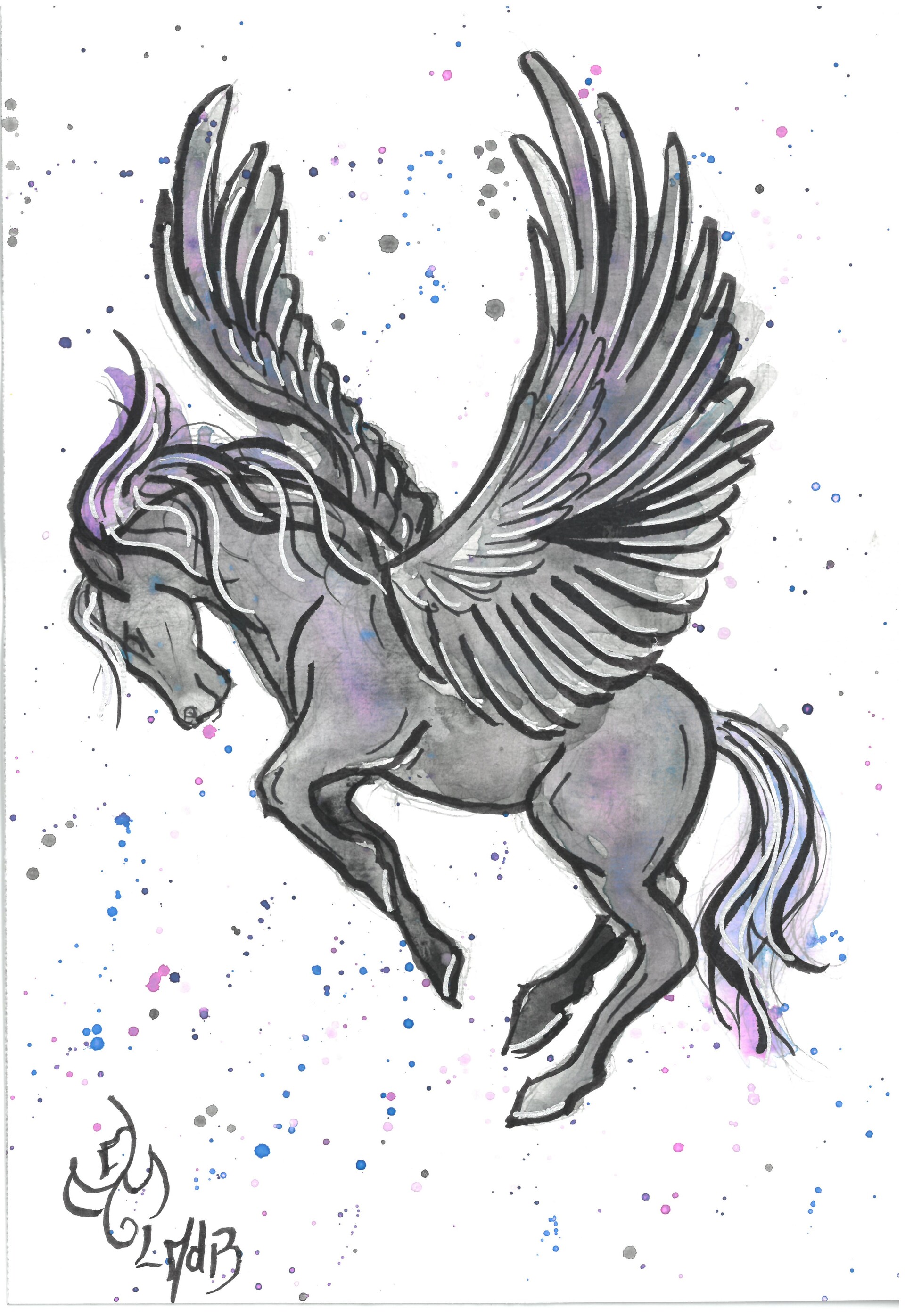 ArtStation - Pégase aquarelle