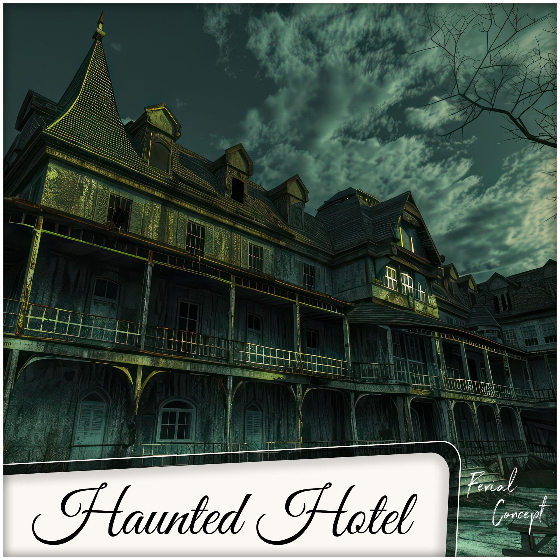 ArtStation - 🔹230 Haunted Hotel - Environment Concept Reference Image ...