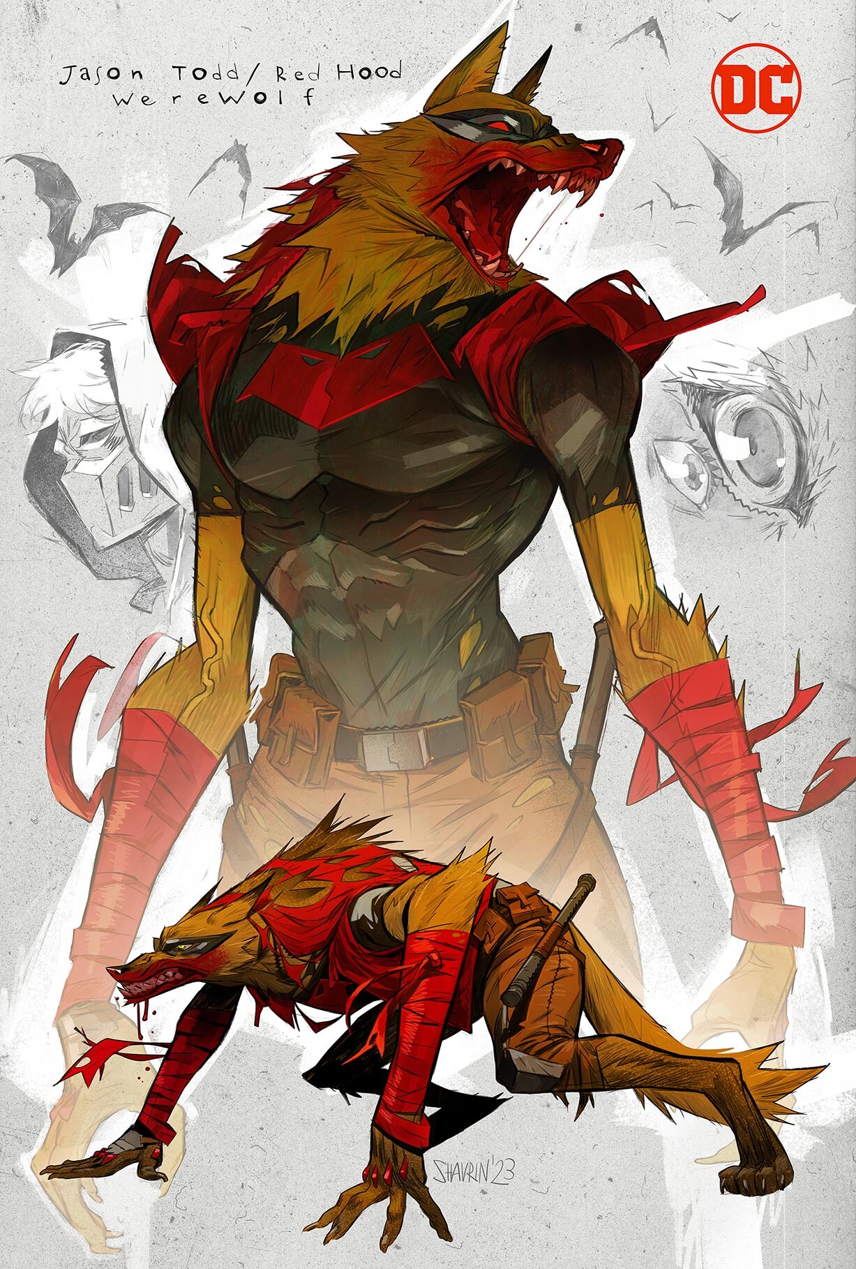 ArtStation - DC Titans: Beast World Tour: Gotham jason todd shavrin