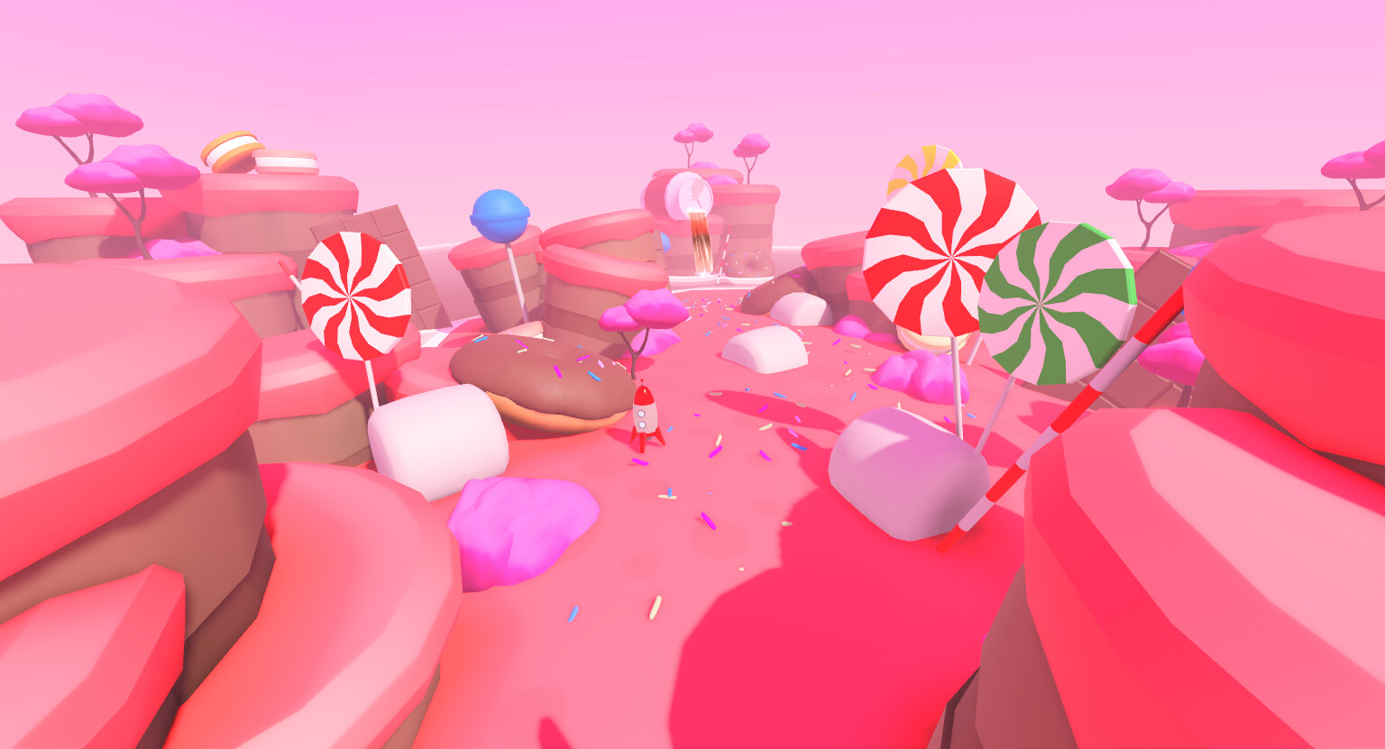 ArtStation - Candy World Low Poly