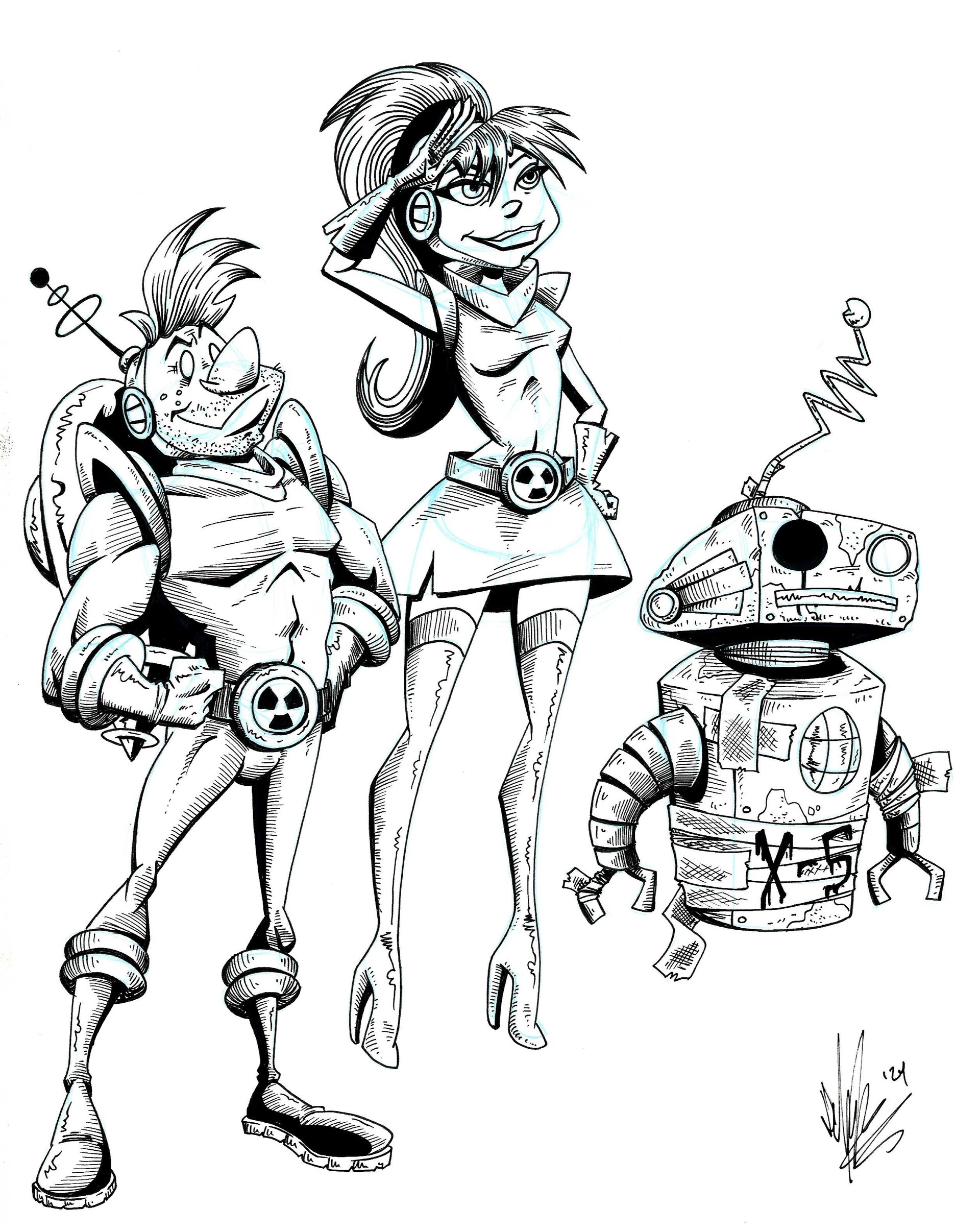 atomic betty coloring book