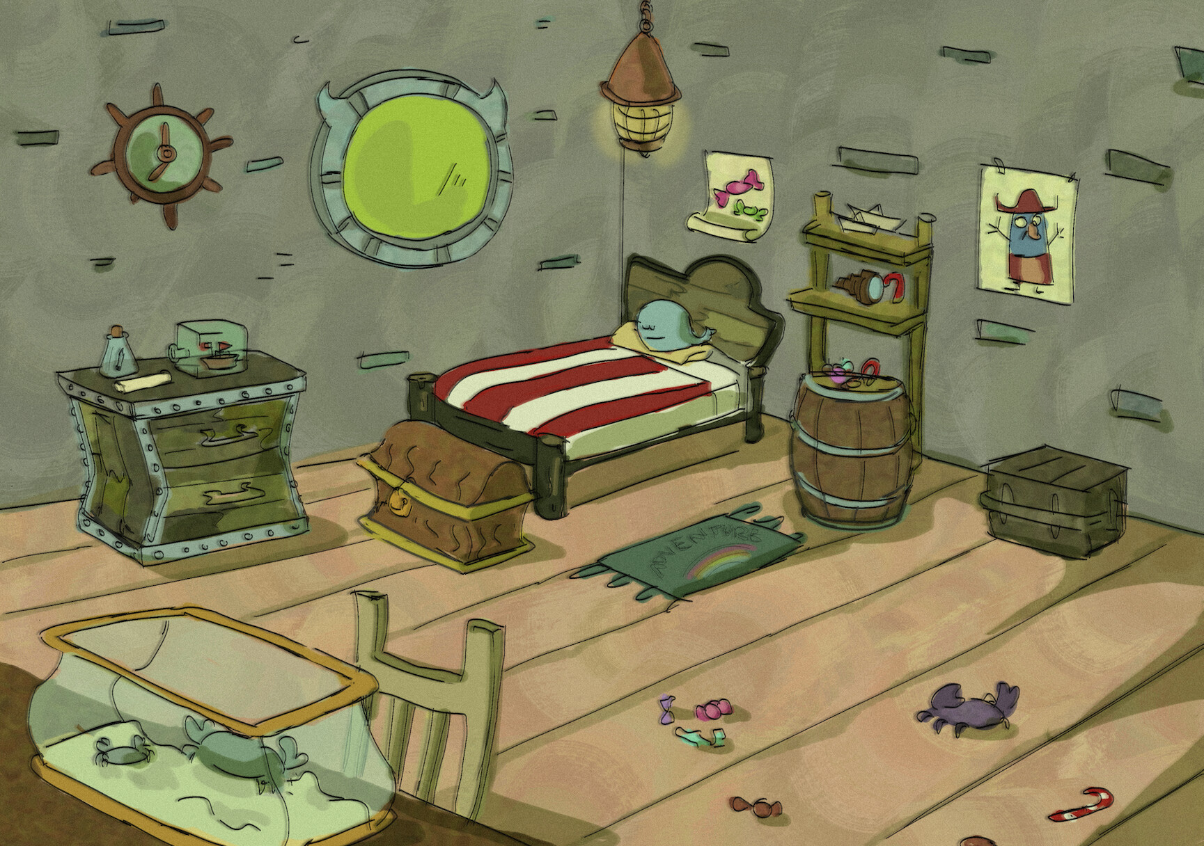 ArtStation - flapjack room concept