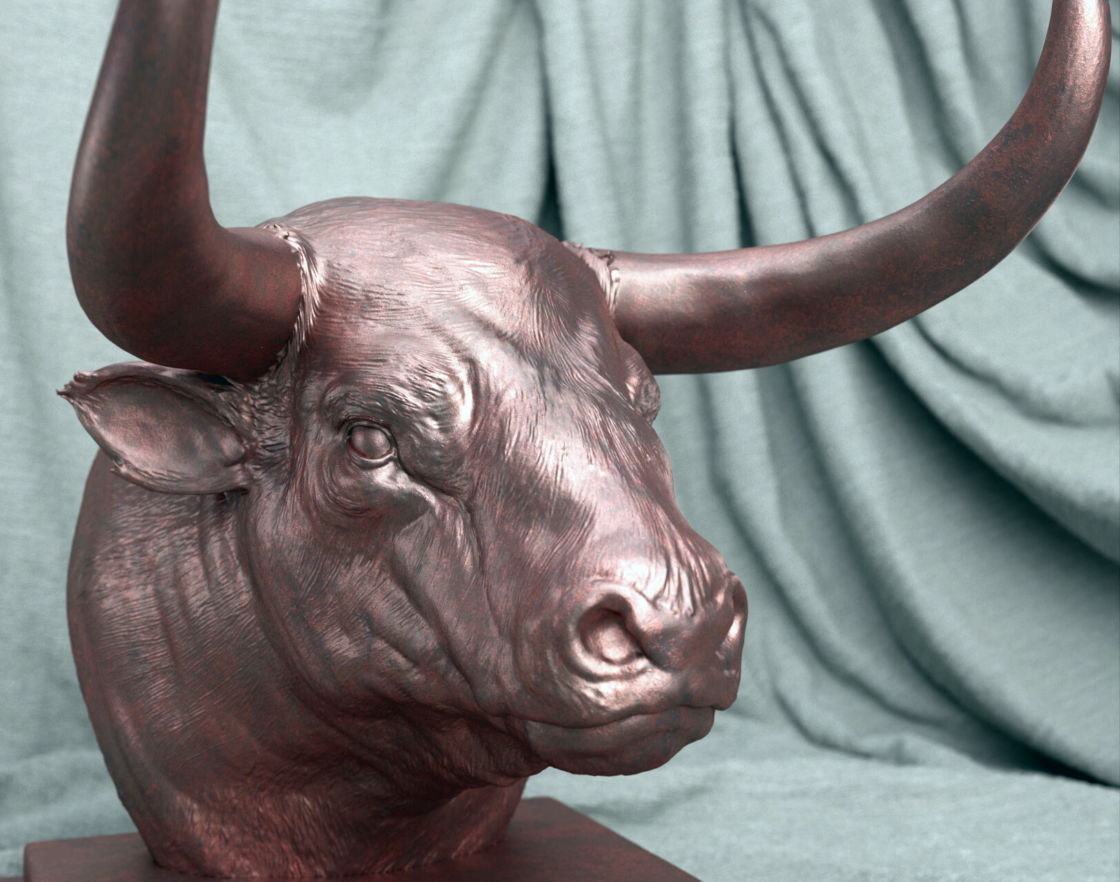 ArtStation - Bull Bust