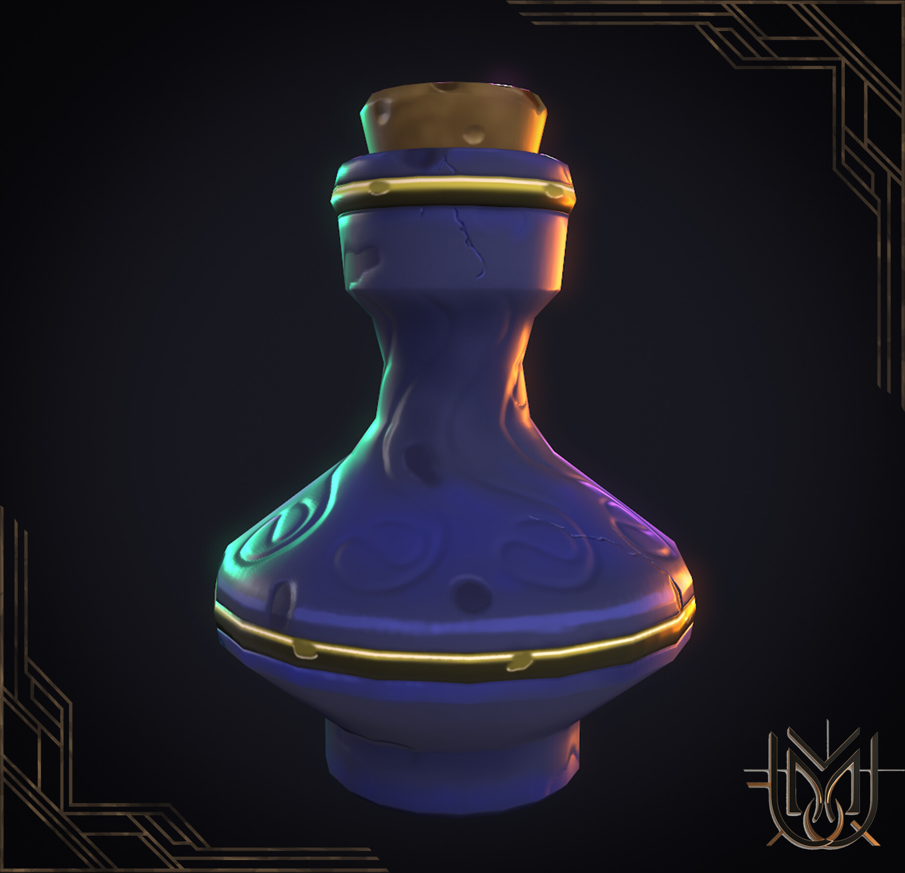 ArtStation - Magic bottle.