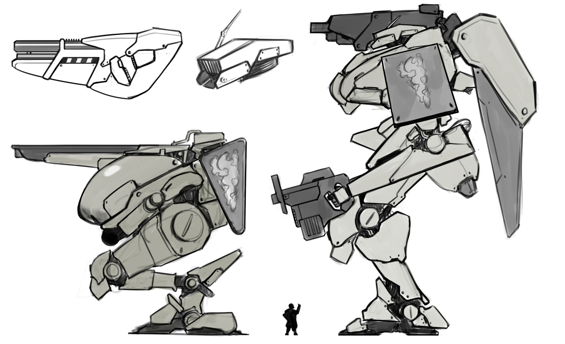 ArtStation - Mech study