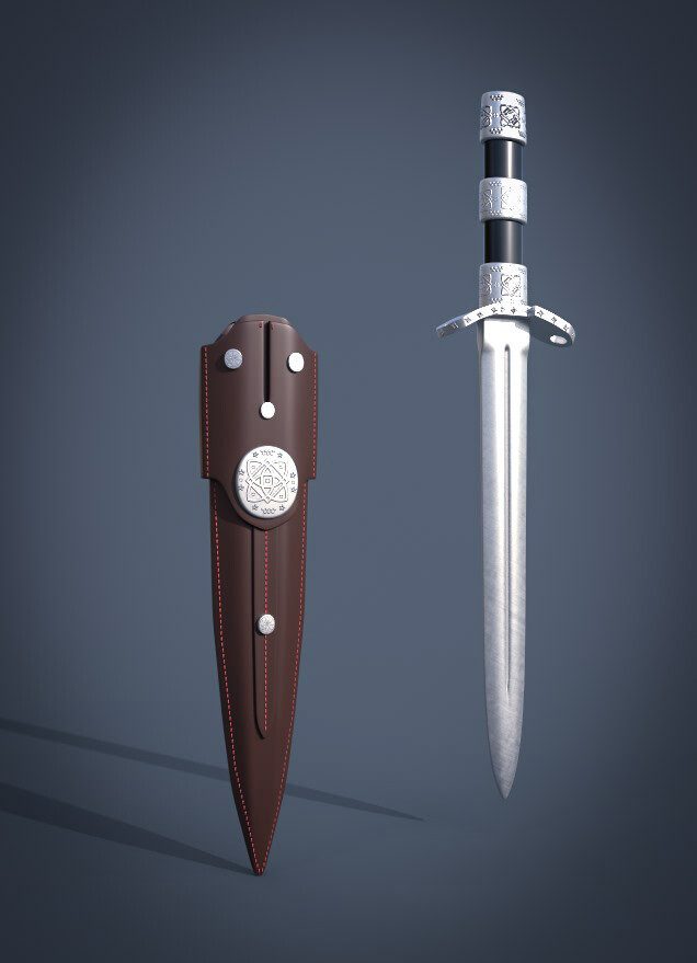 ArtStation - Stylized Knife 3D Model