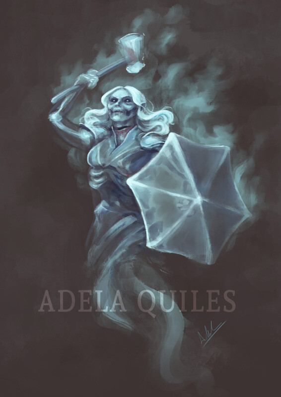 ArtStation - Vengeful drow spirit