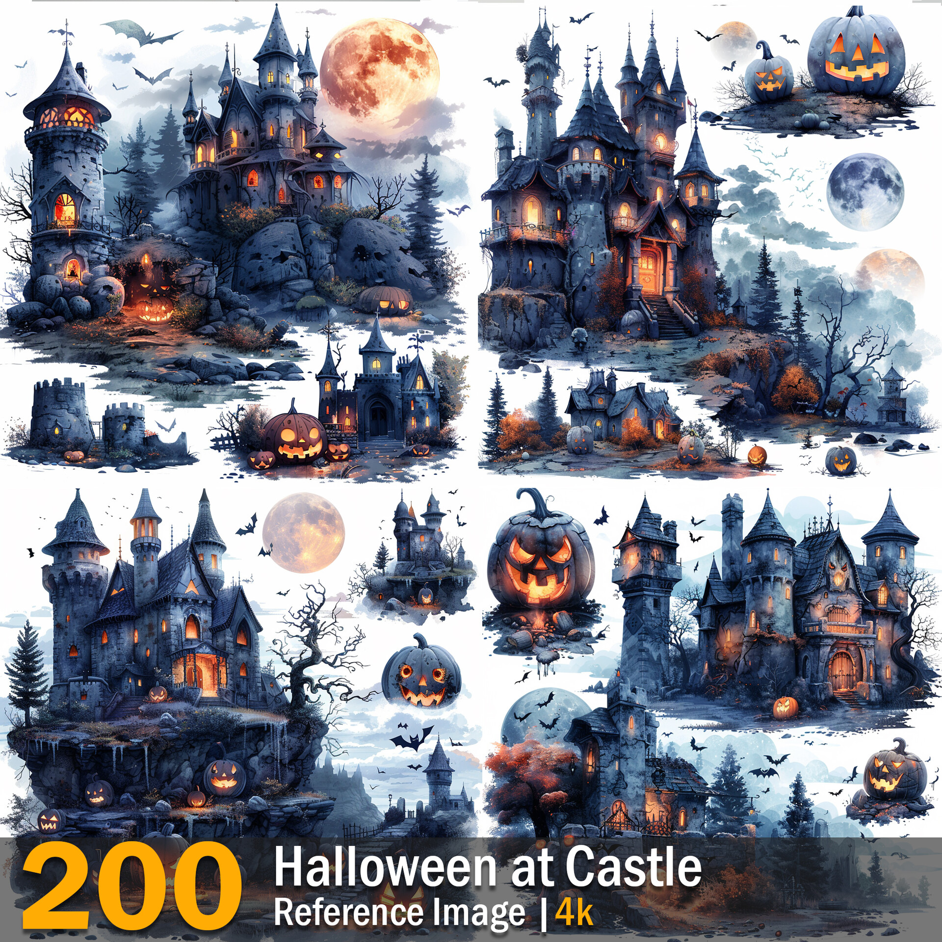 ArtStation - Halloween at Castle | Reference Images | 4K