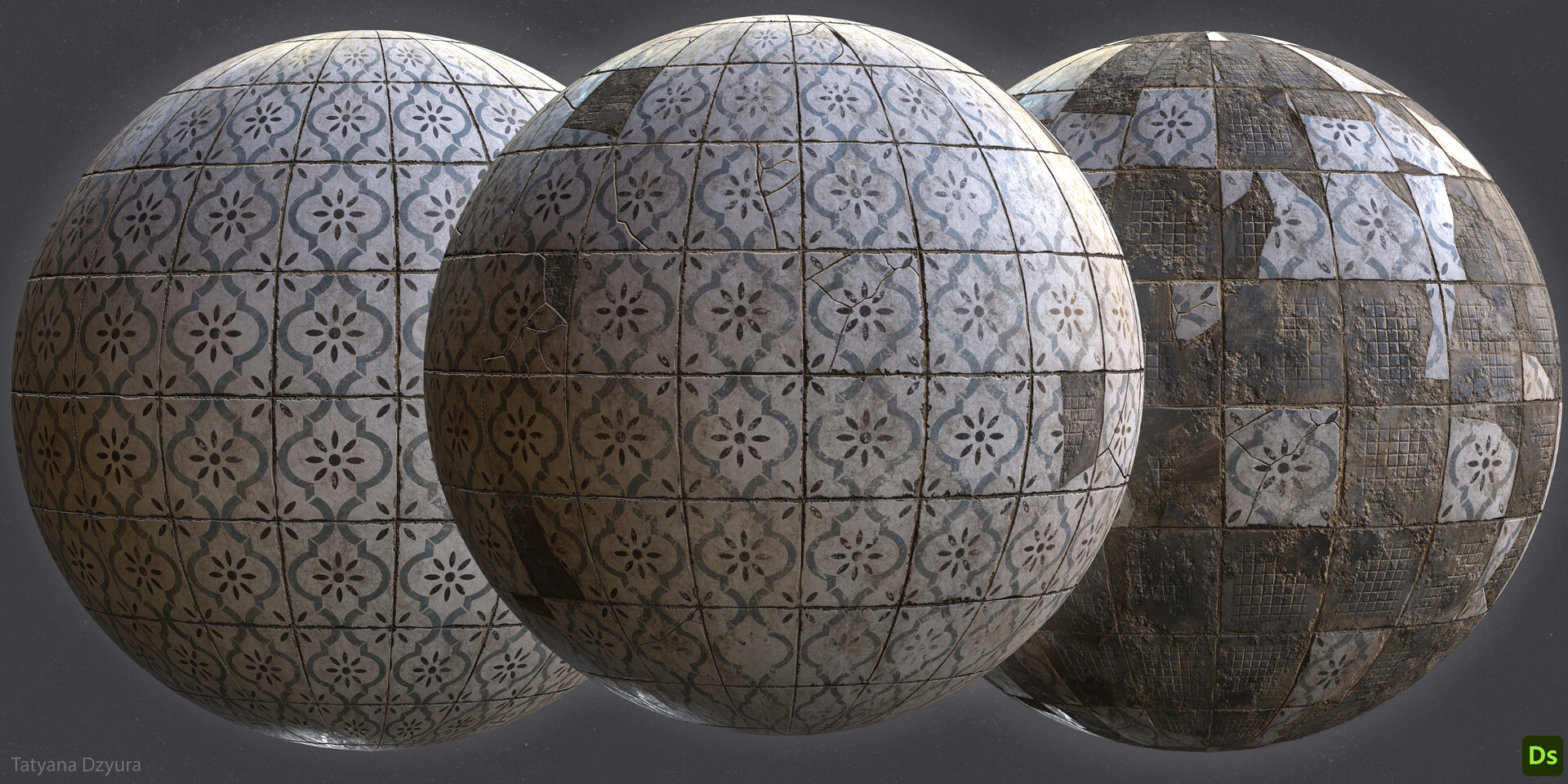 ArtStation - Patterned Tiles - Substance Designer