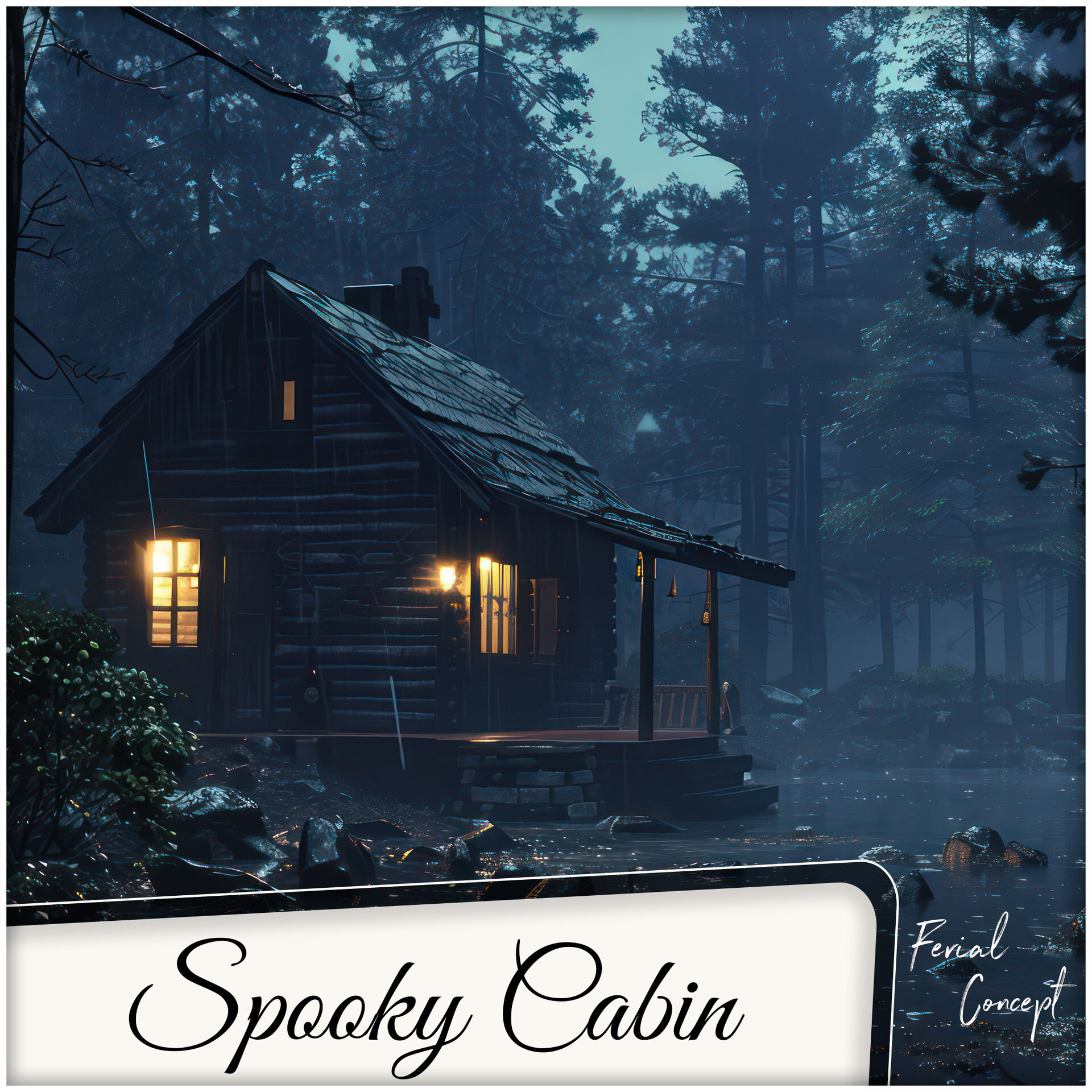 ArtStation - 🔹220 Spooky Cabin - Environment Concept Reference Image ...