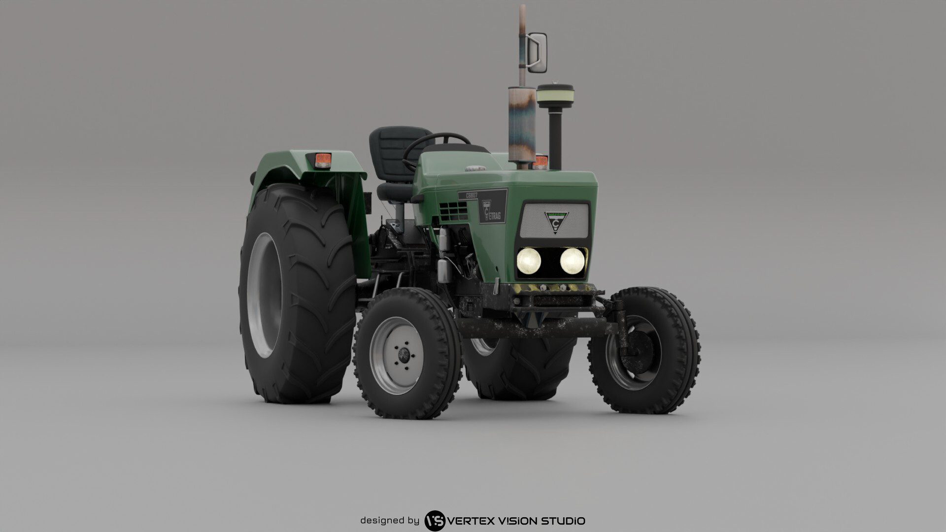 ArtStation - Cirta 6807 Tractor 3D Model