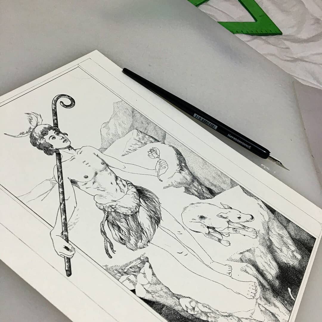 ArtStation - INKING PROCESS