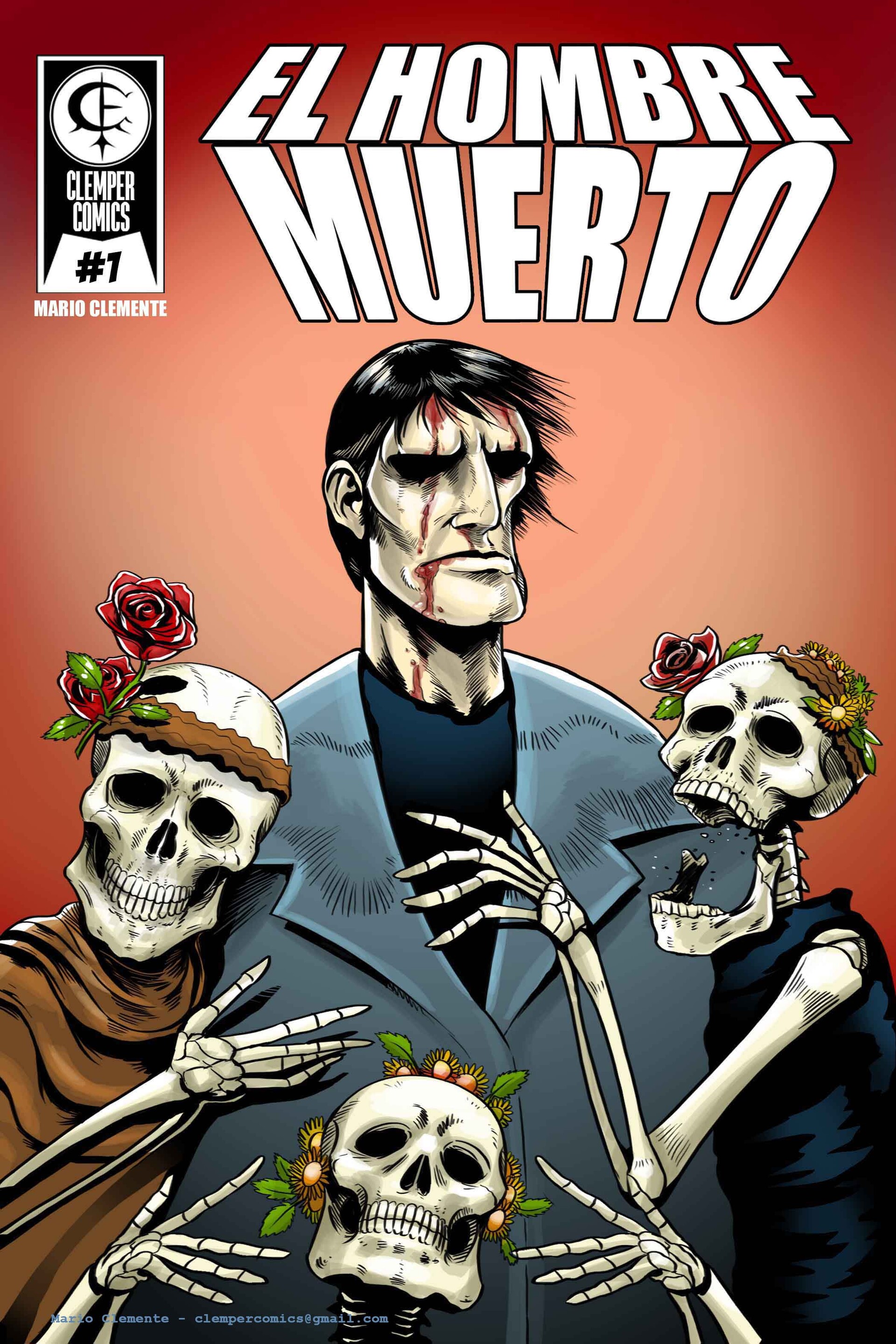ArtStation - el hombre muerto - the dead man - comic