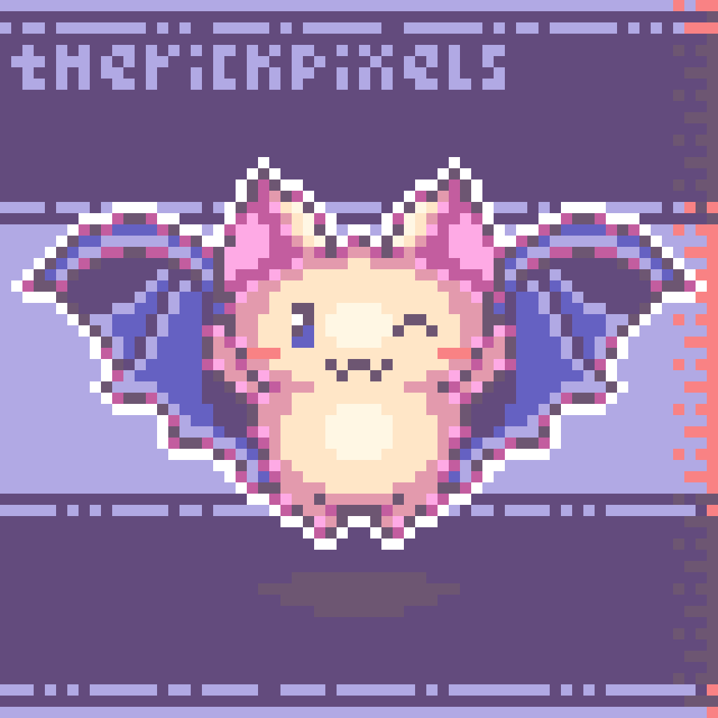 ArtStation - Halloween Bat Pixel Art