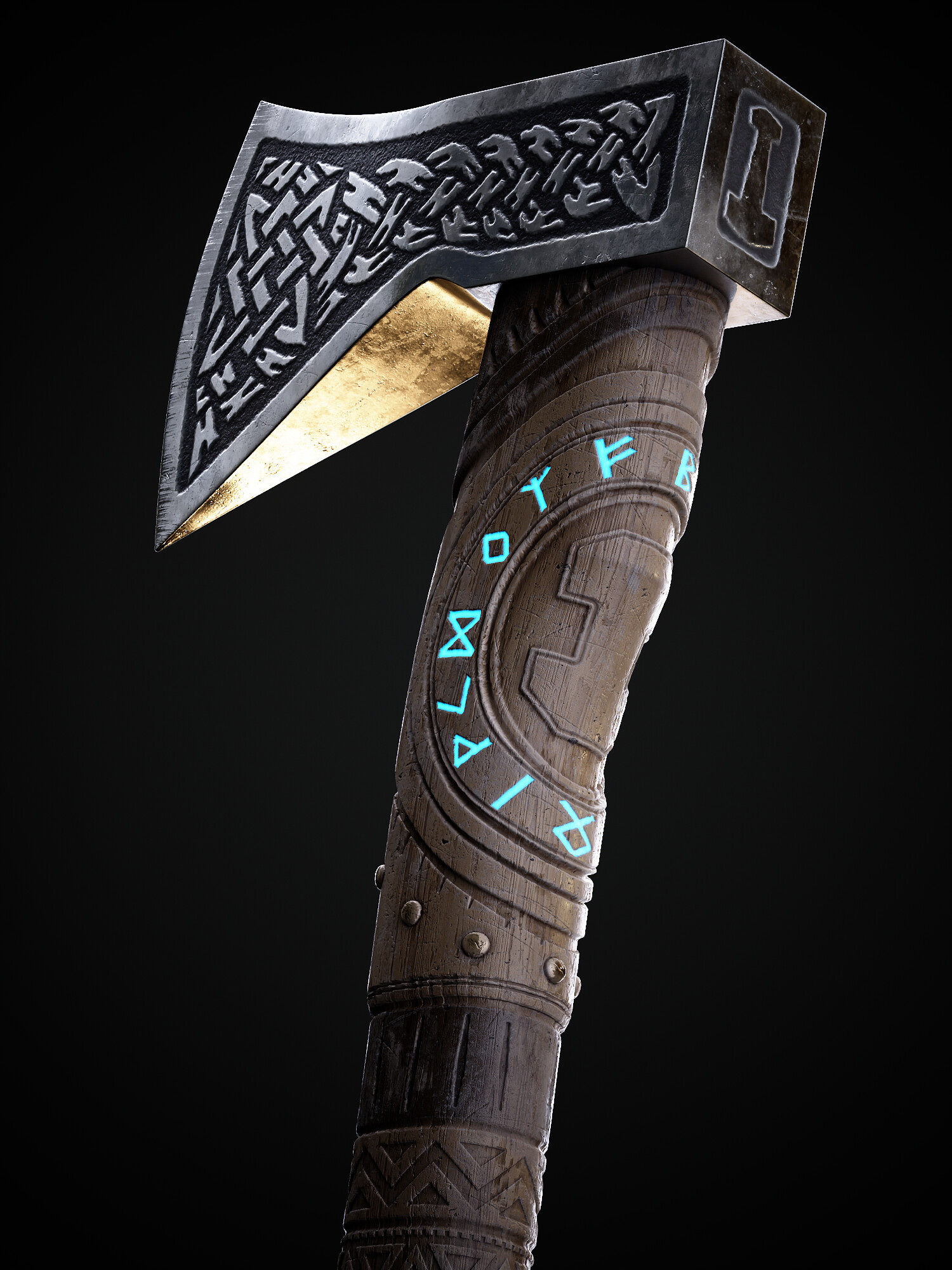 ArtStation - Improving texturing skills. Part II "Axe"