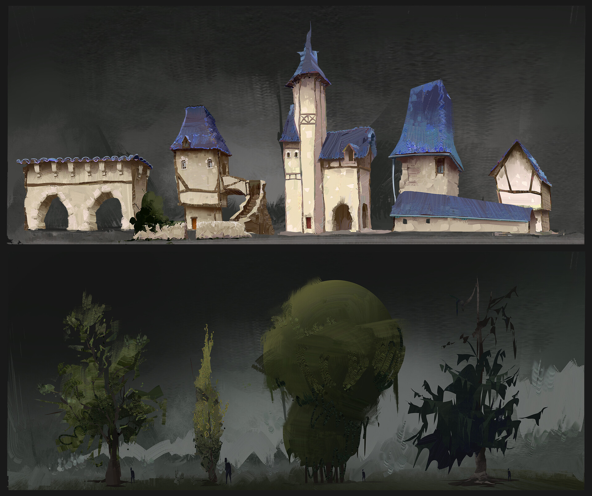 ArtStation - Countryside Town - Props