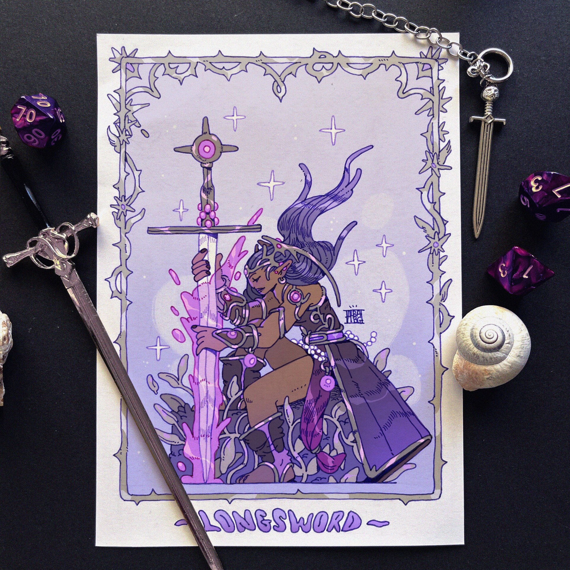 ArtStation - 🔮 CURSED RELICS ⚔️ Longsword 👁️