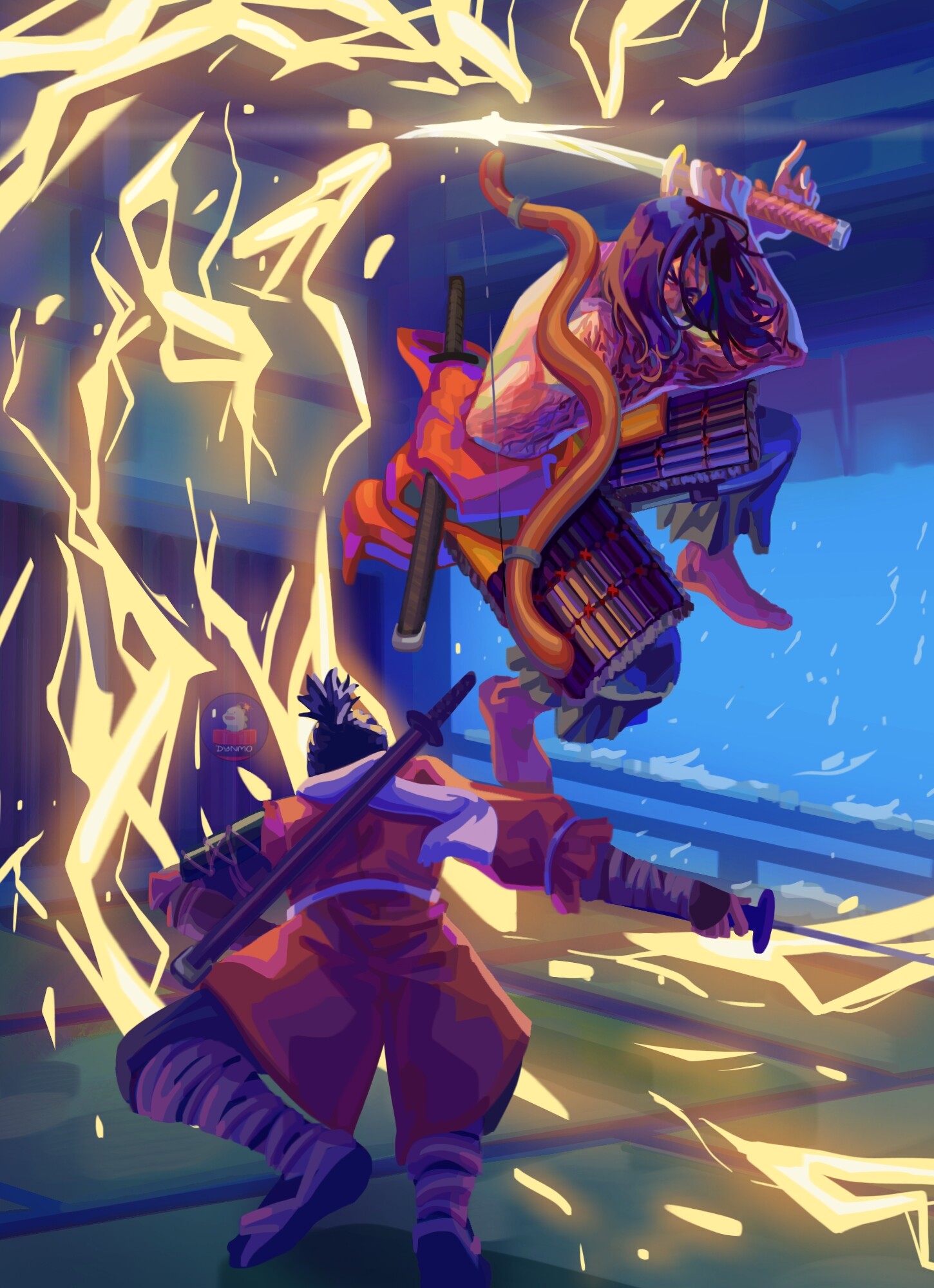 ArtStation - [Sekiro] Inner Genichiro fight