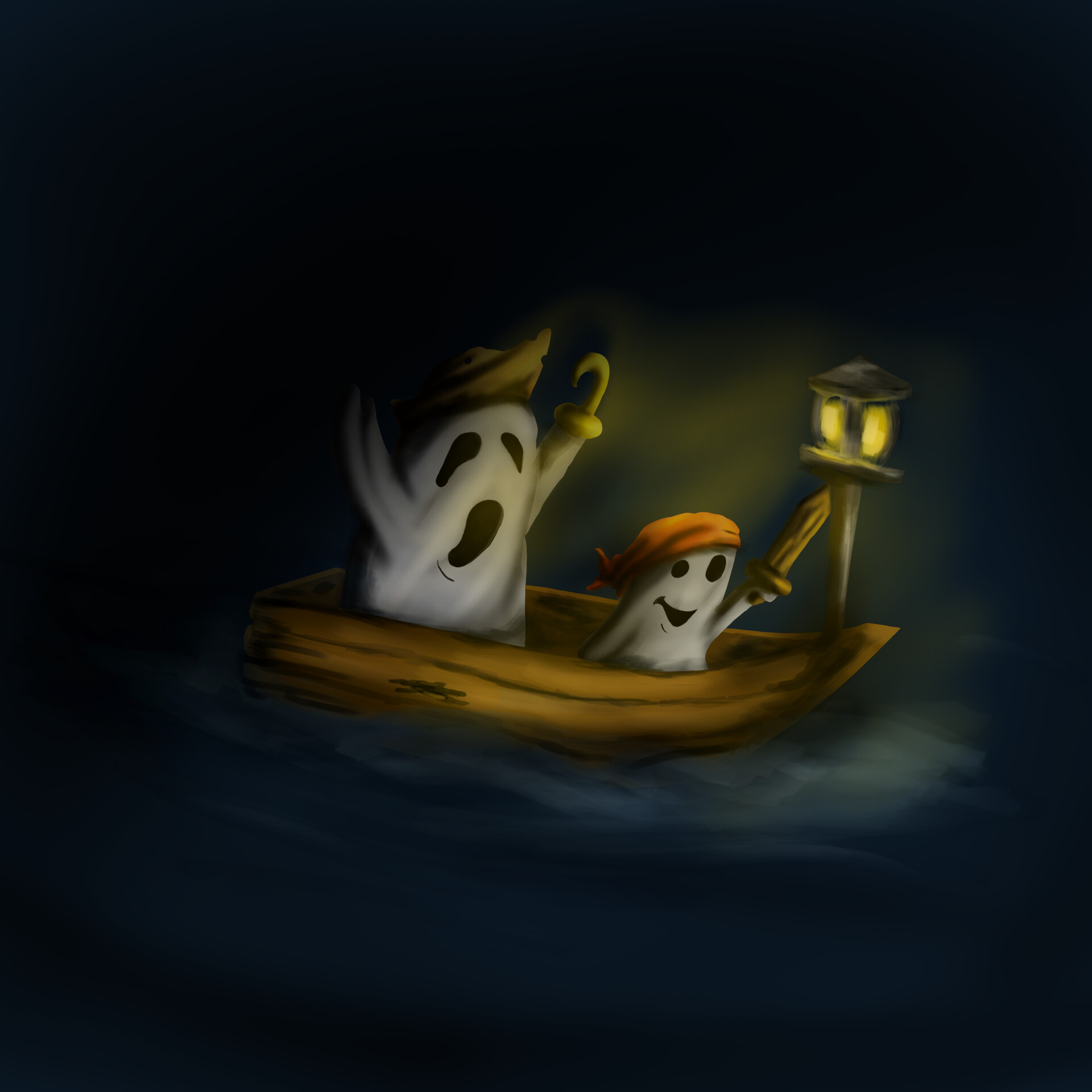 ArtStation - Little Pirate Ghosts