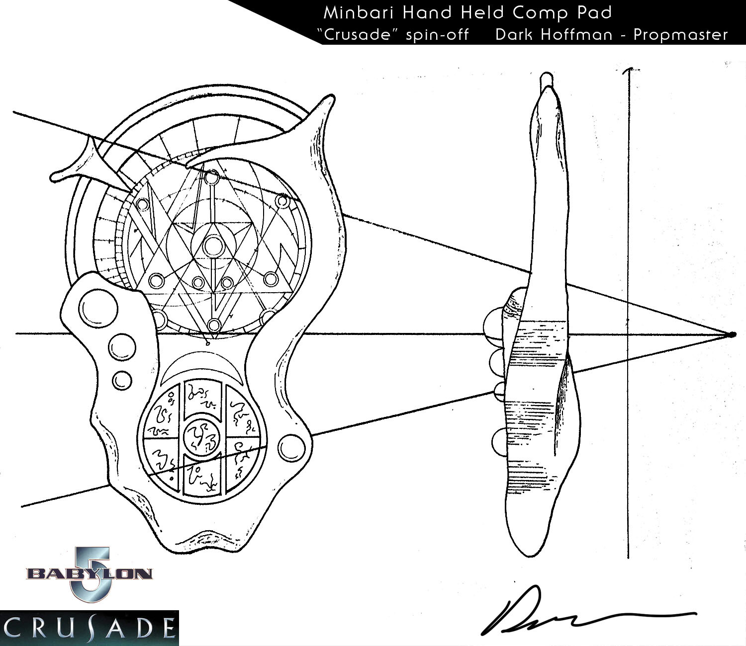 Dark Hoffman - Babylon 5 Concept Prop Design