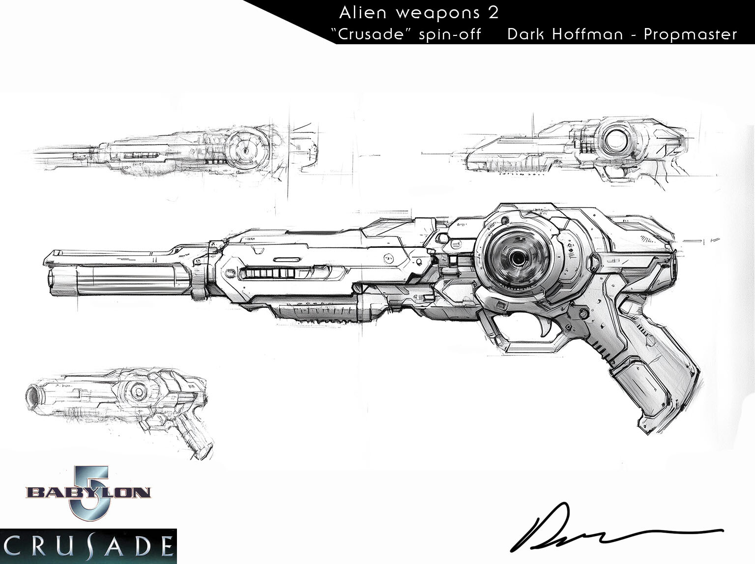 Dark Hoffman - Babylon 5 Concept Prop Design