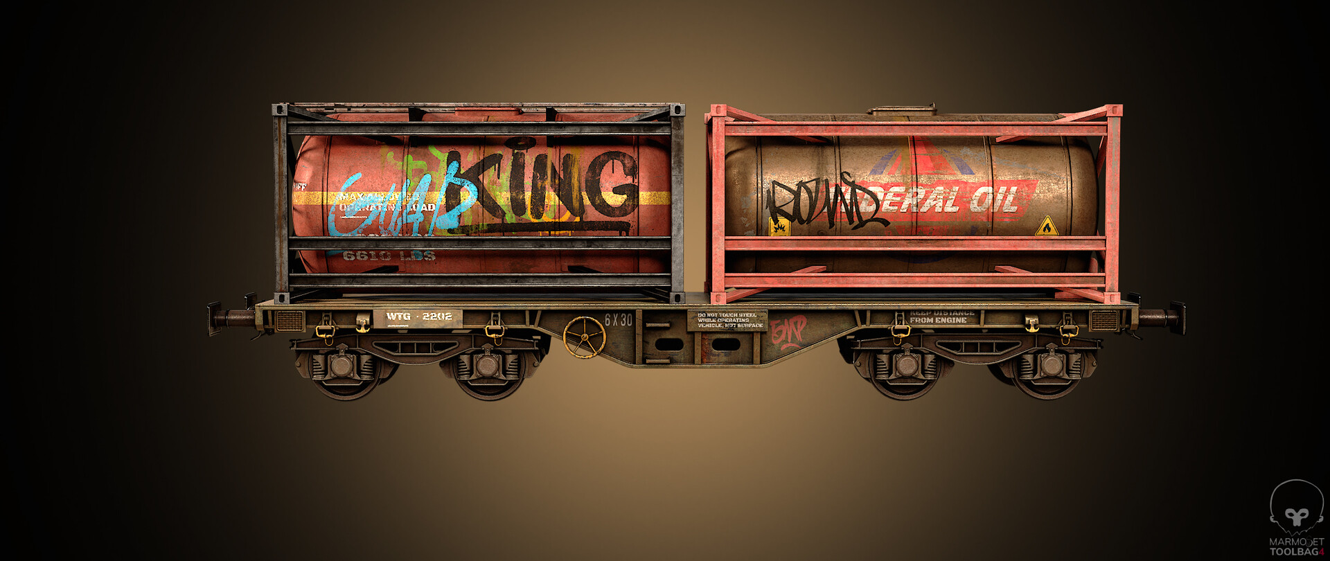 ArtStation - Wagon Texturing Practice