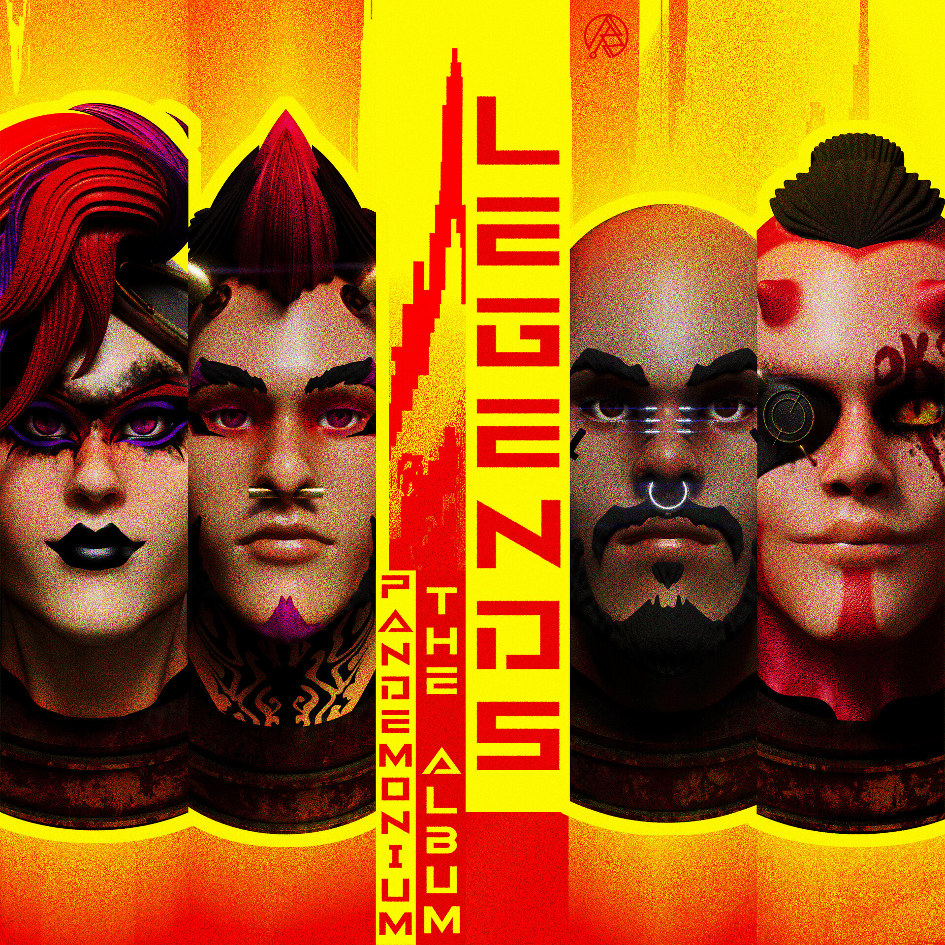 ArtStation - 06. LEGENDS by Hellx - PANDEMONIUM (THE ALBUM) ALTERNATIVE ART