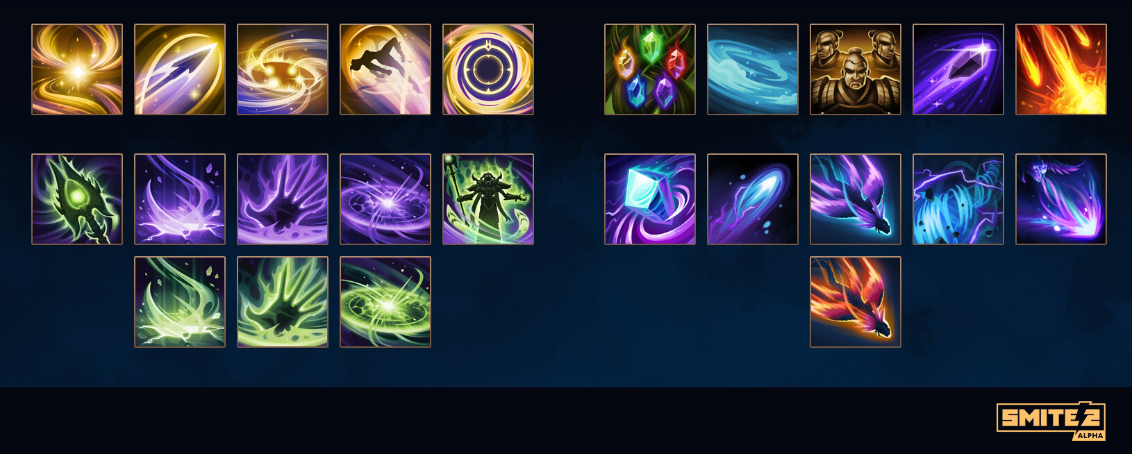 Olivia Woock - Portfolio - Smite 2 Ability Icons