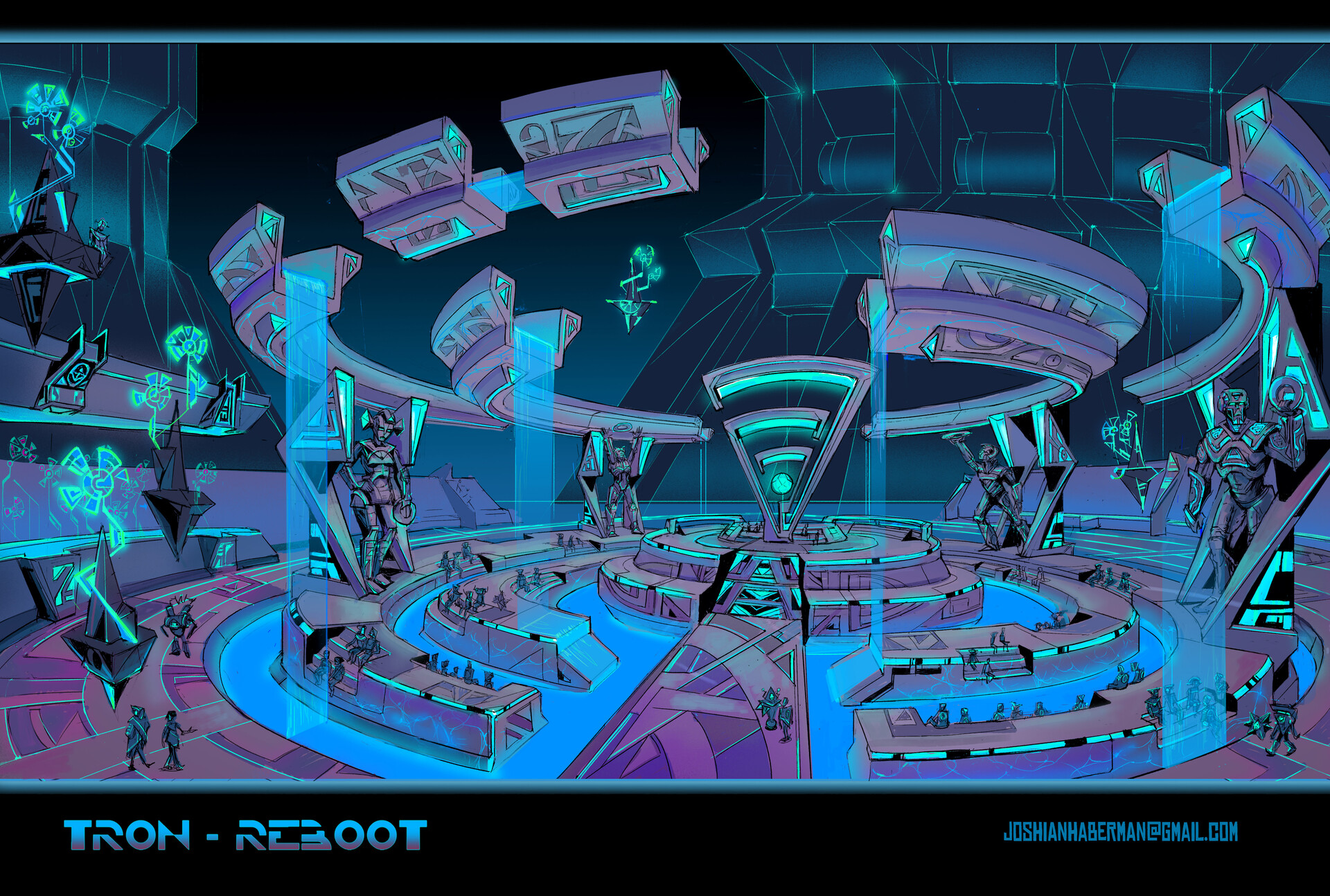 ArtStation - Tron Reboot- Symposium