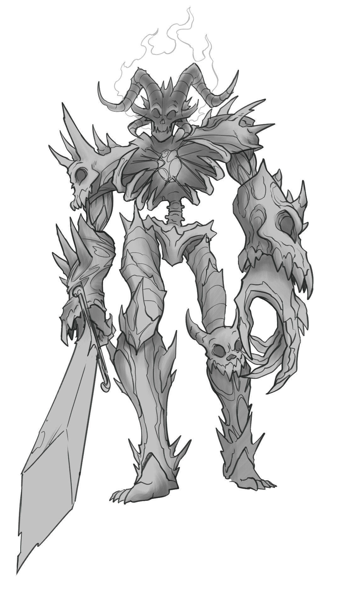 ArtStation - Skeleton Boss Art