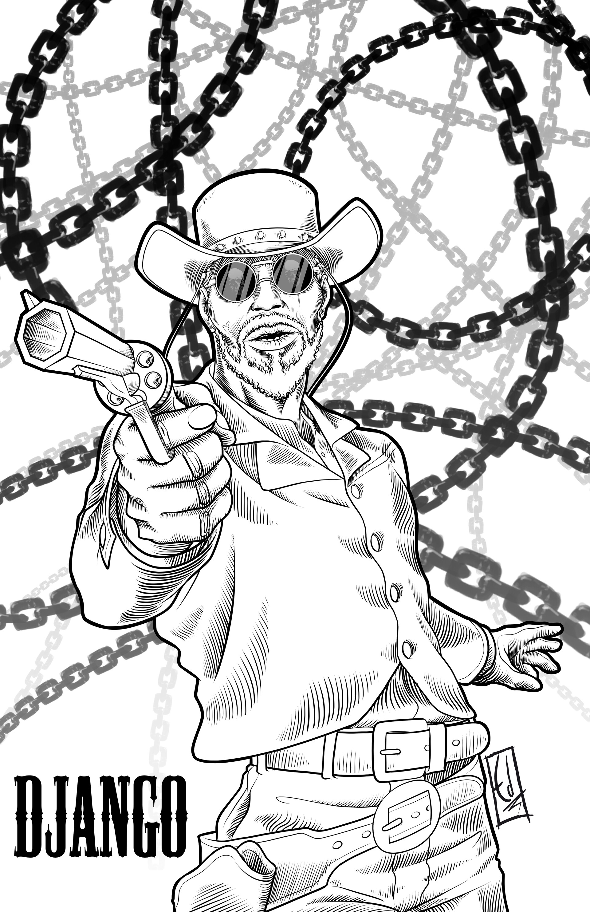 ArtStation - Django FanArt