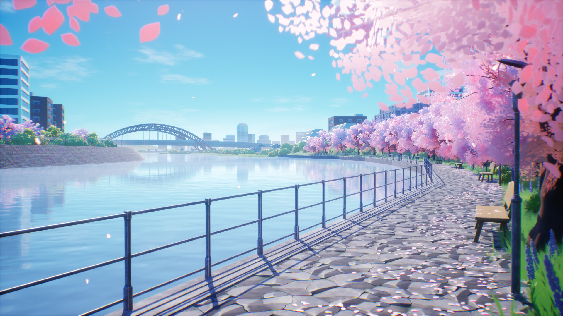 ArtStation - Stylized River Bank Scene