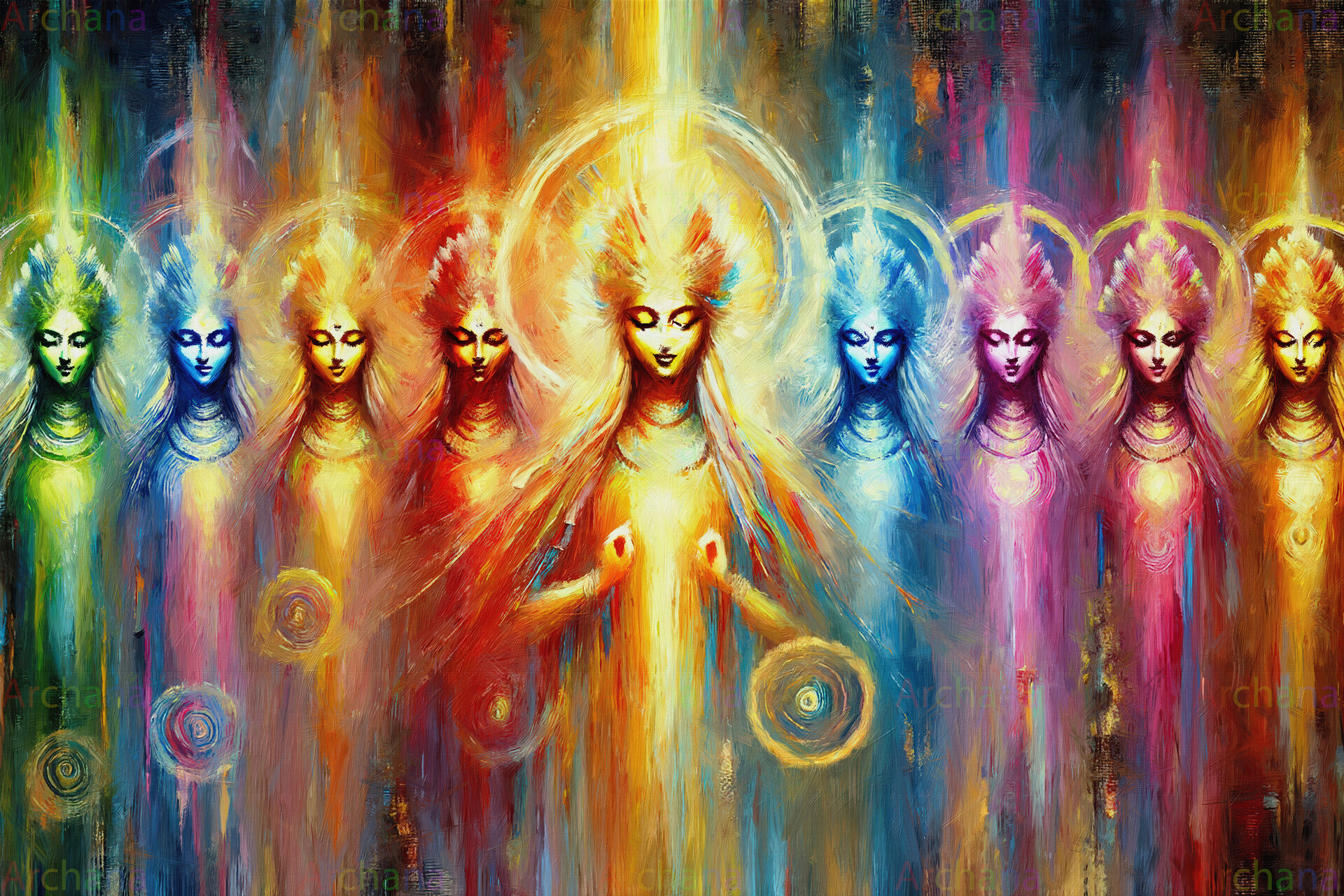 ArtStation - Radiance of the Divine: Celebrating the Nine Forms of Durga