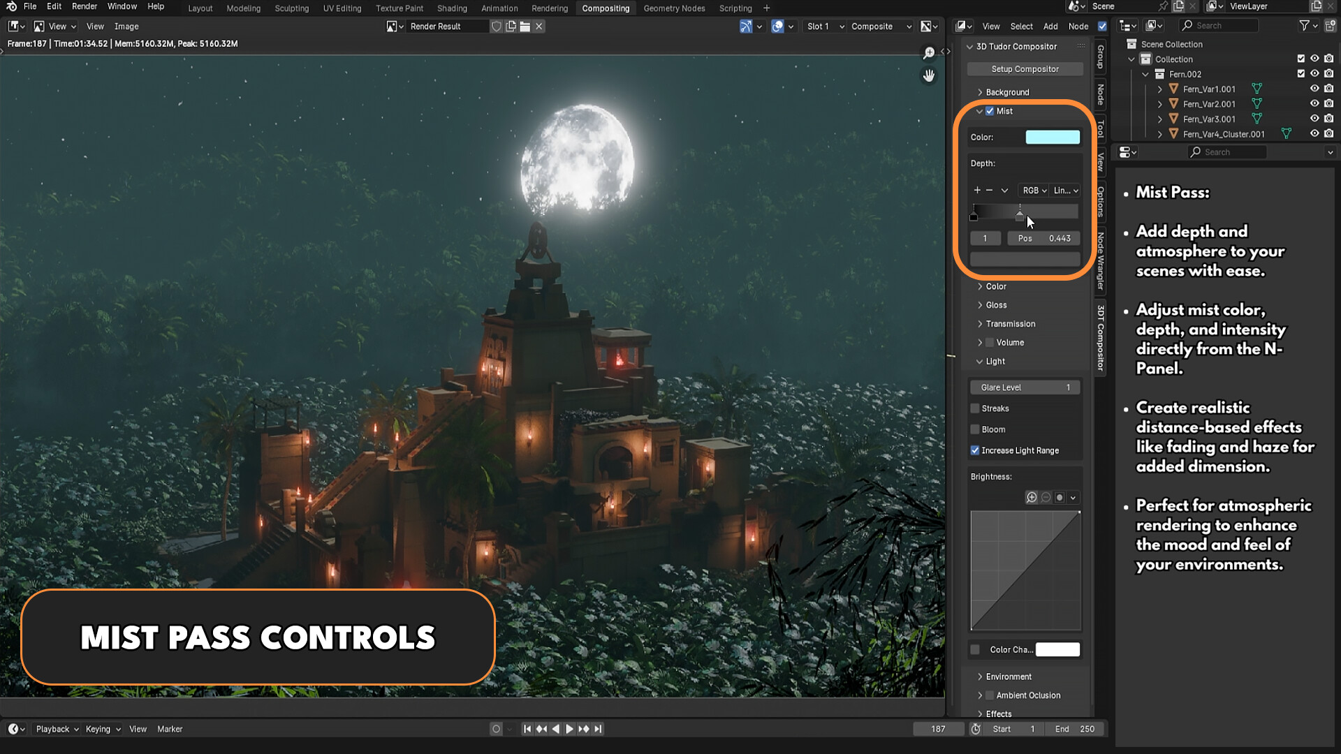 3D Tudor - Blend Craft Compositor Blender Plugin by 3DT