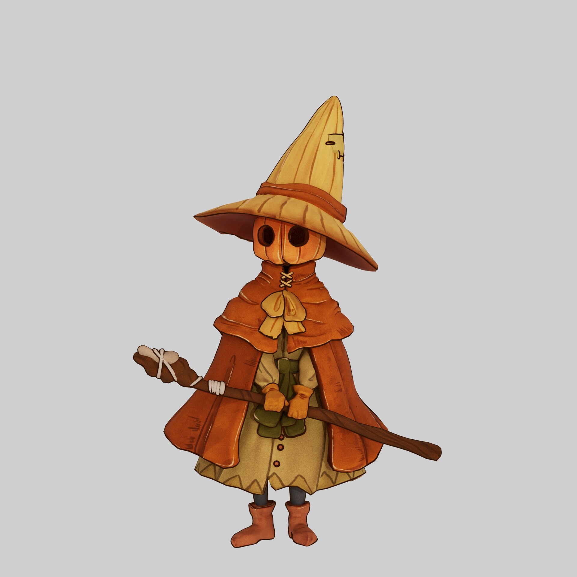 ArtStation - Pumpkin wizard