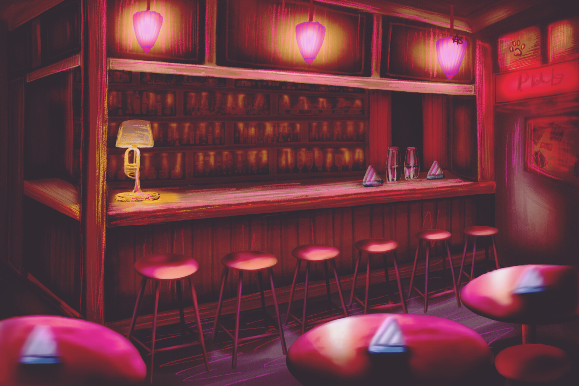 ArtStation - Cafe environment art