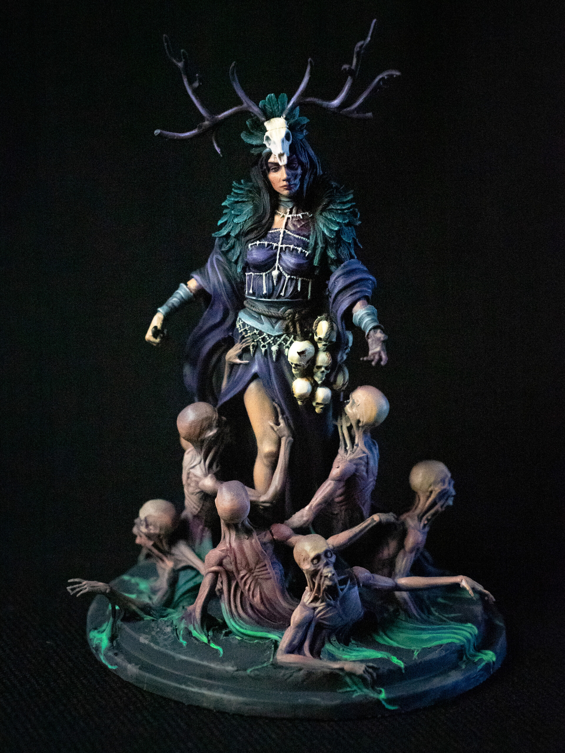 ArtStation - Hel: The Duality of Beauty and Decay – A Norse Goddess Sculpt