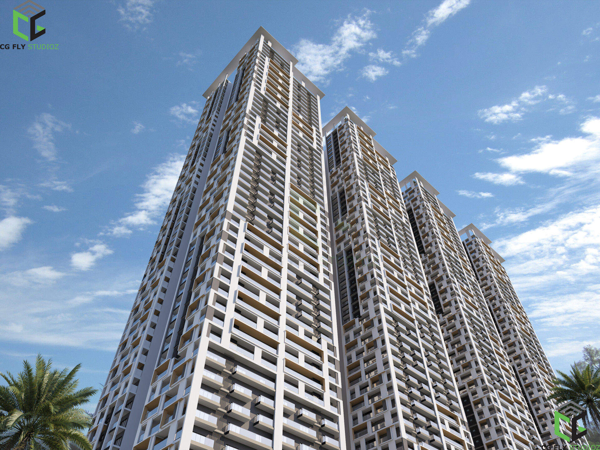 ArtStation - Conceptual renders of a housing project