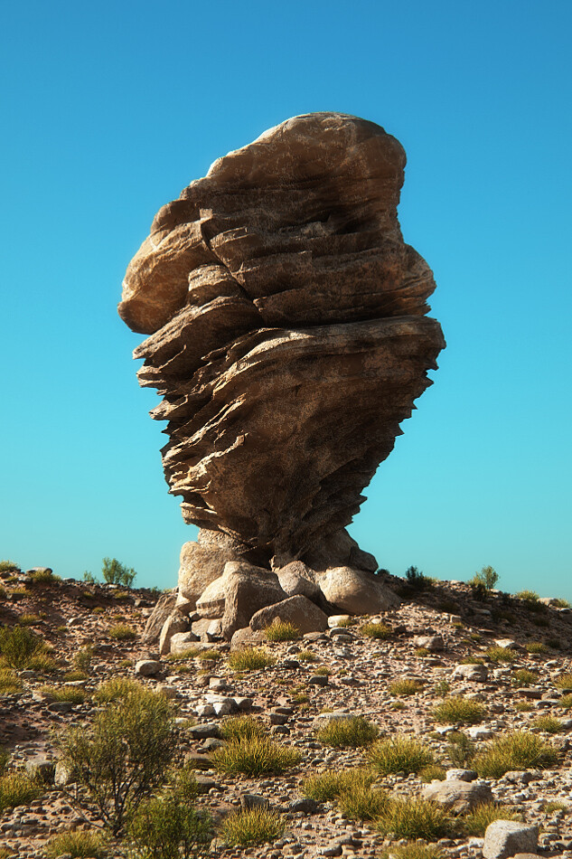 ArtStation - Stone Column