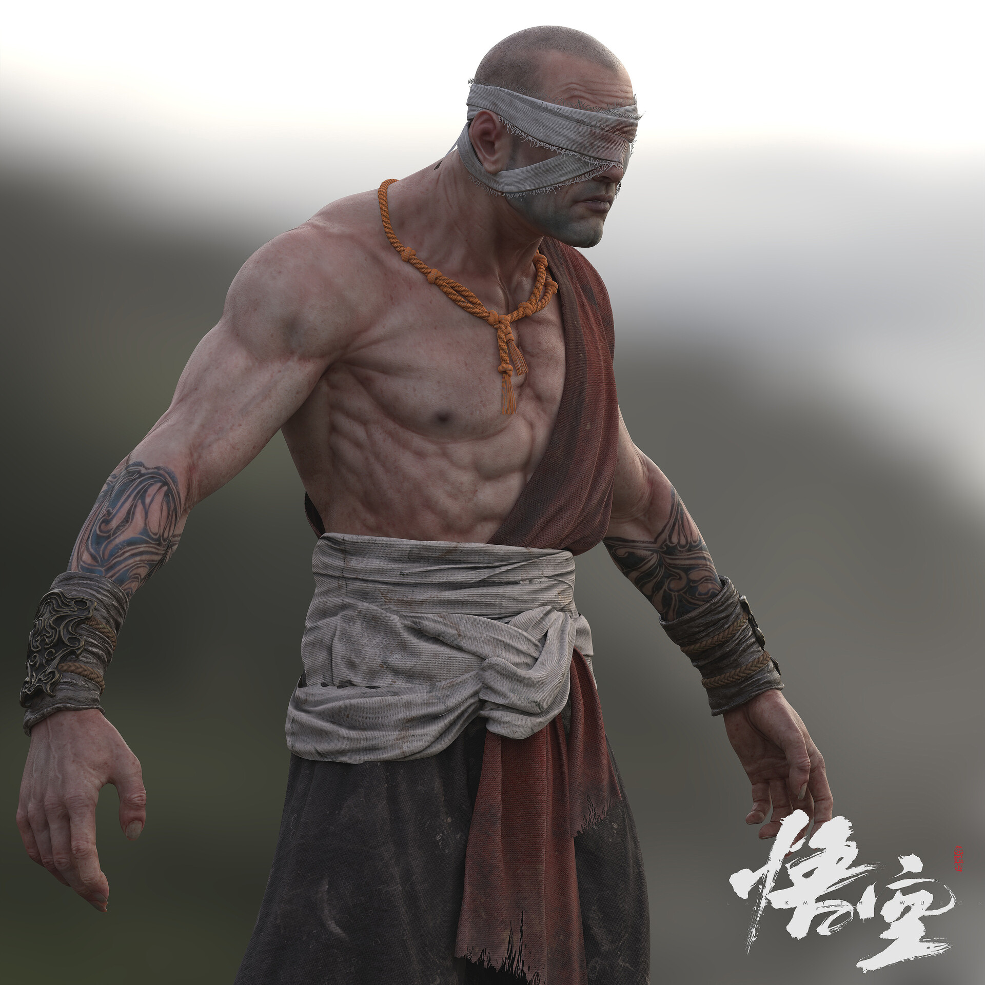 huan gugu - 黑神话悟空_ 监院僧（盲僧）