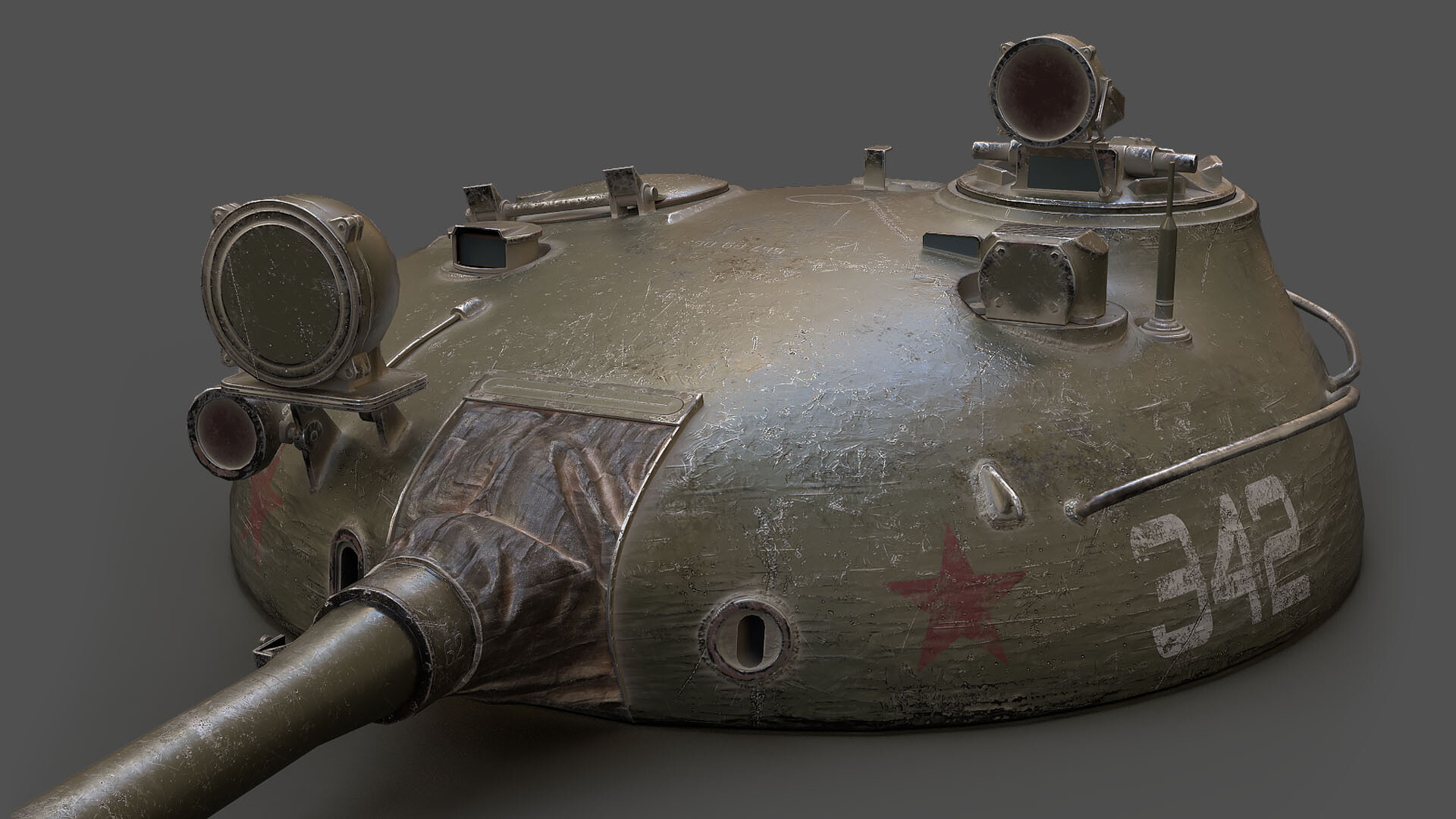 ArtStation - T-62 Turret