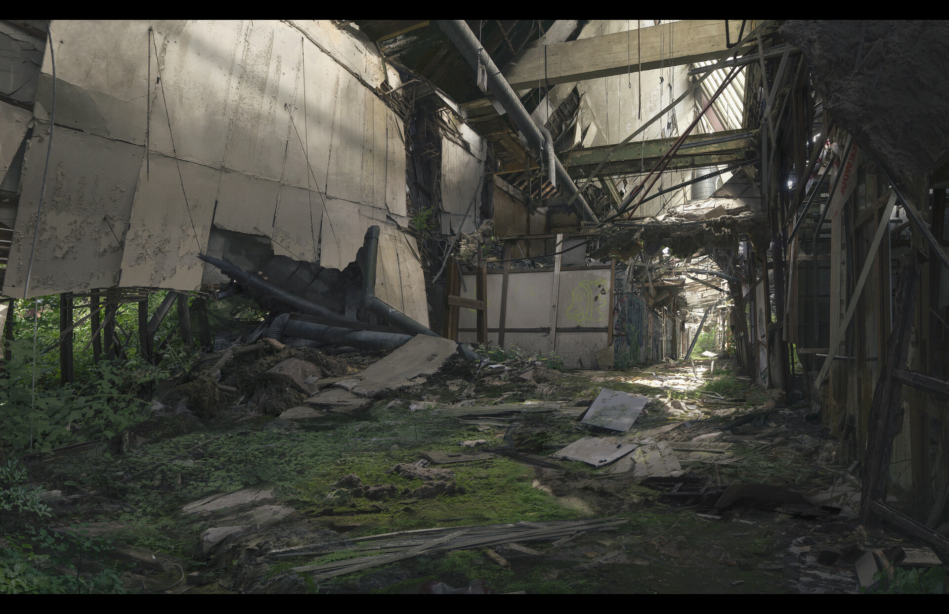 ArtStation - Overgrown Abandoned Factory 1