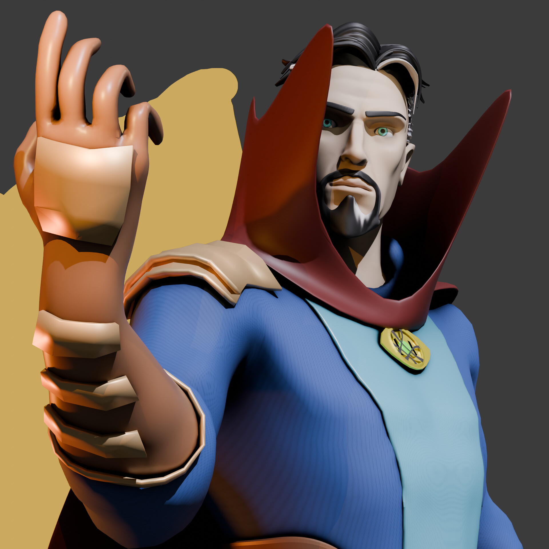 ArtStation - Doctor Strange blender 3d fanart