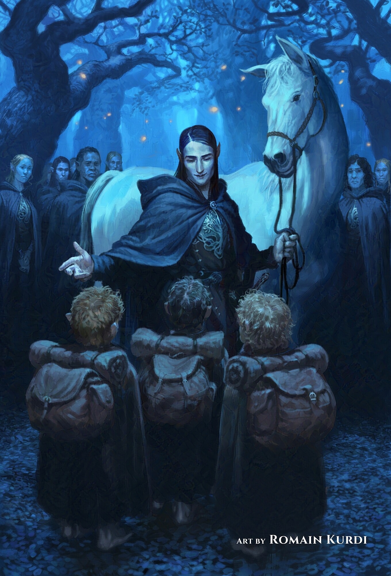 ArtStation - Encounter with the Elves