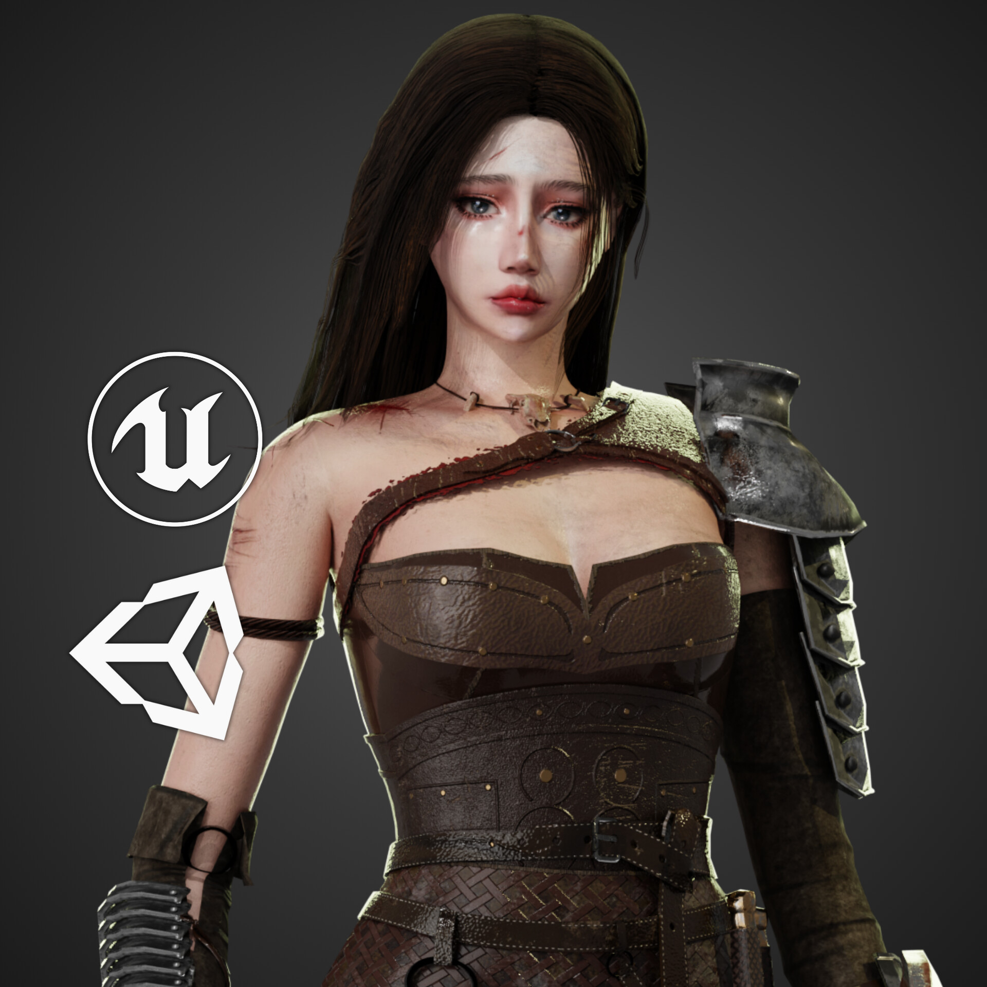 ArtStation - Warrior Woman - GameReady