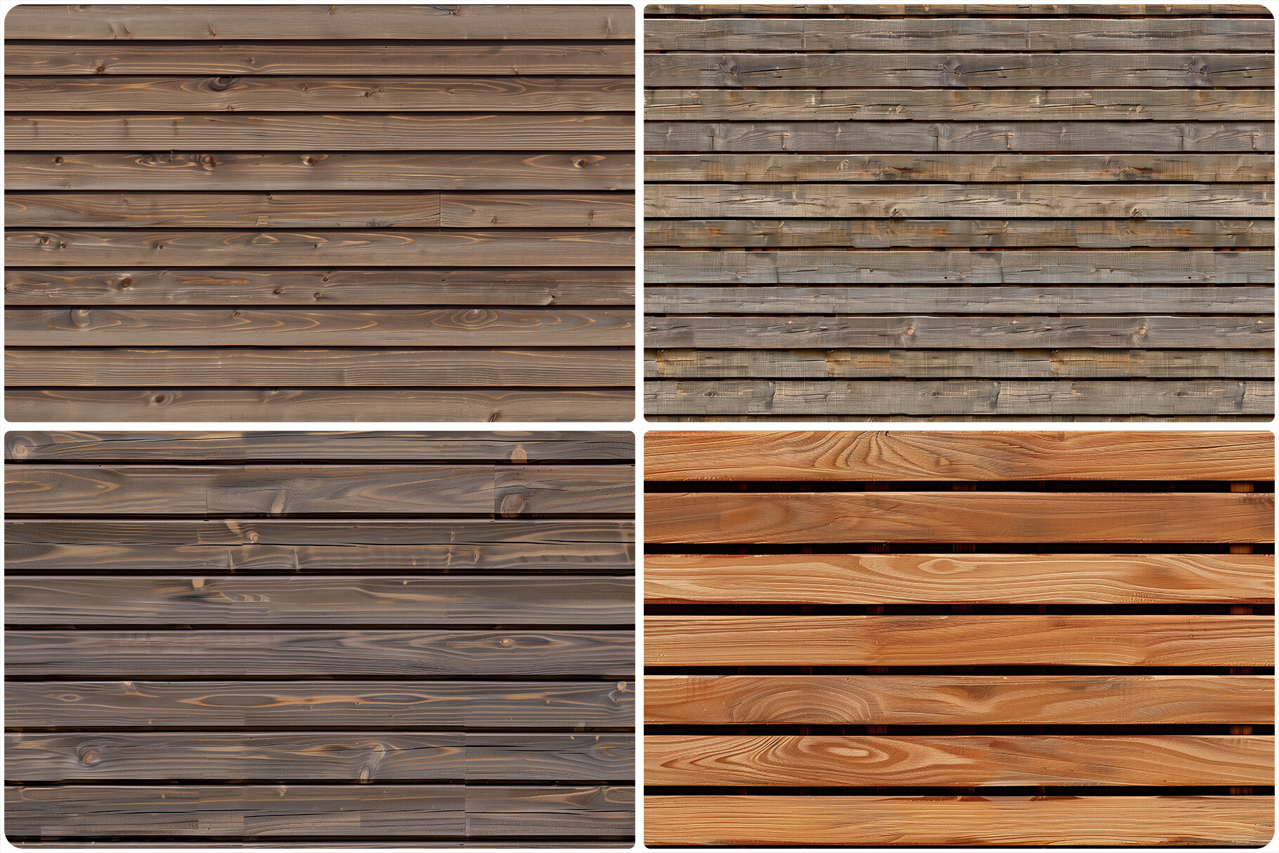 Alexander Nedviga - 30 Wood Siding Texture Backgrounds